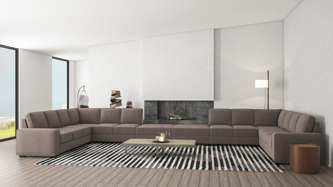 ArtStation - long sofa