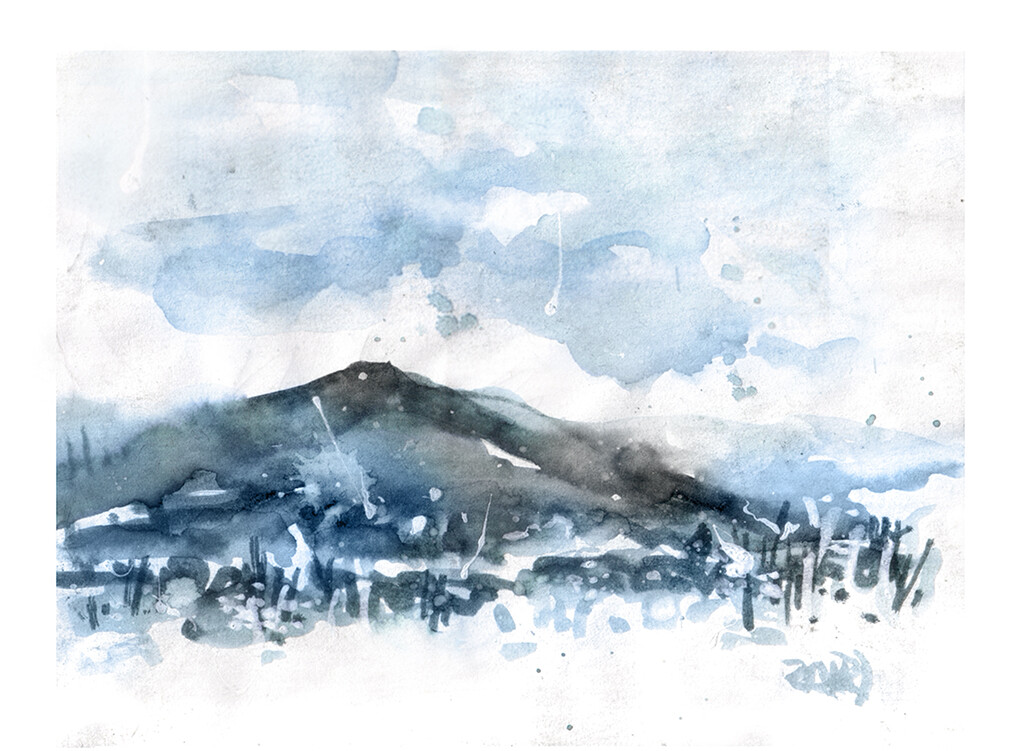 richard whitaker - blu abstract