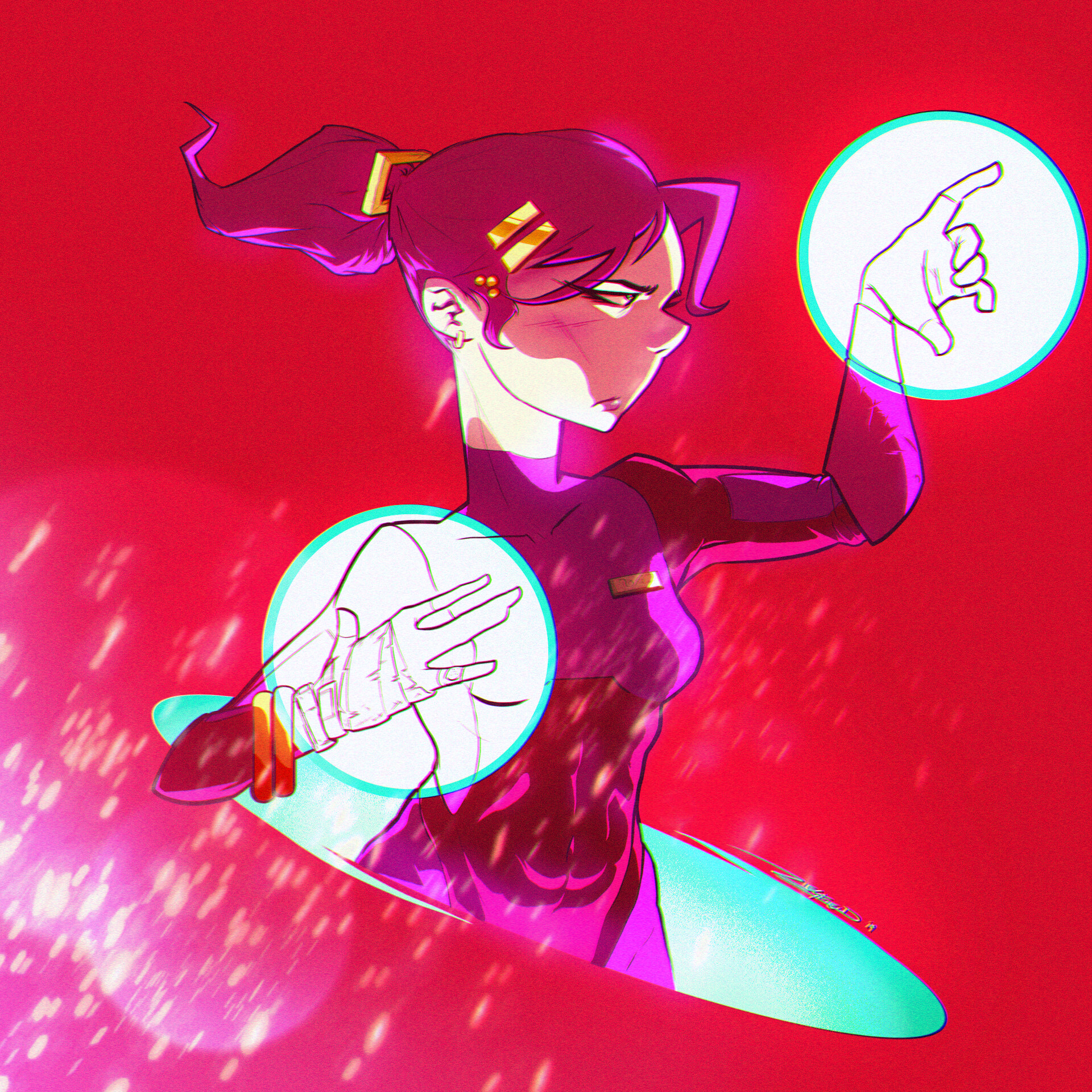 ArtStation - portal girl