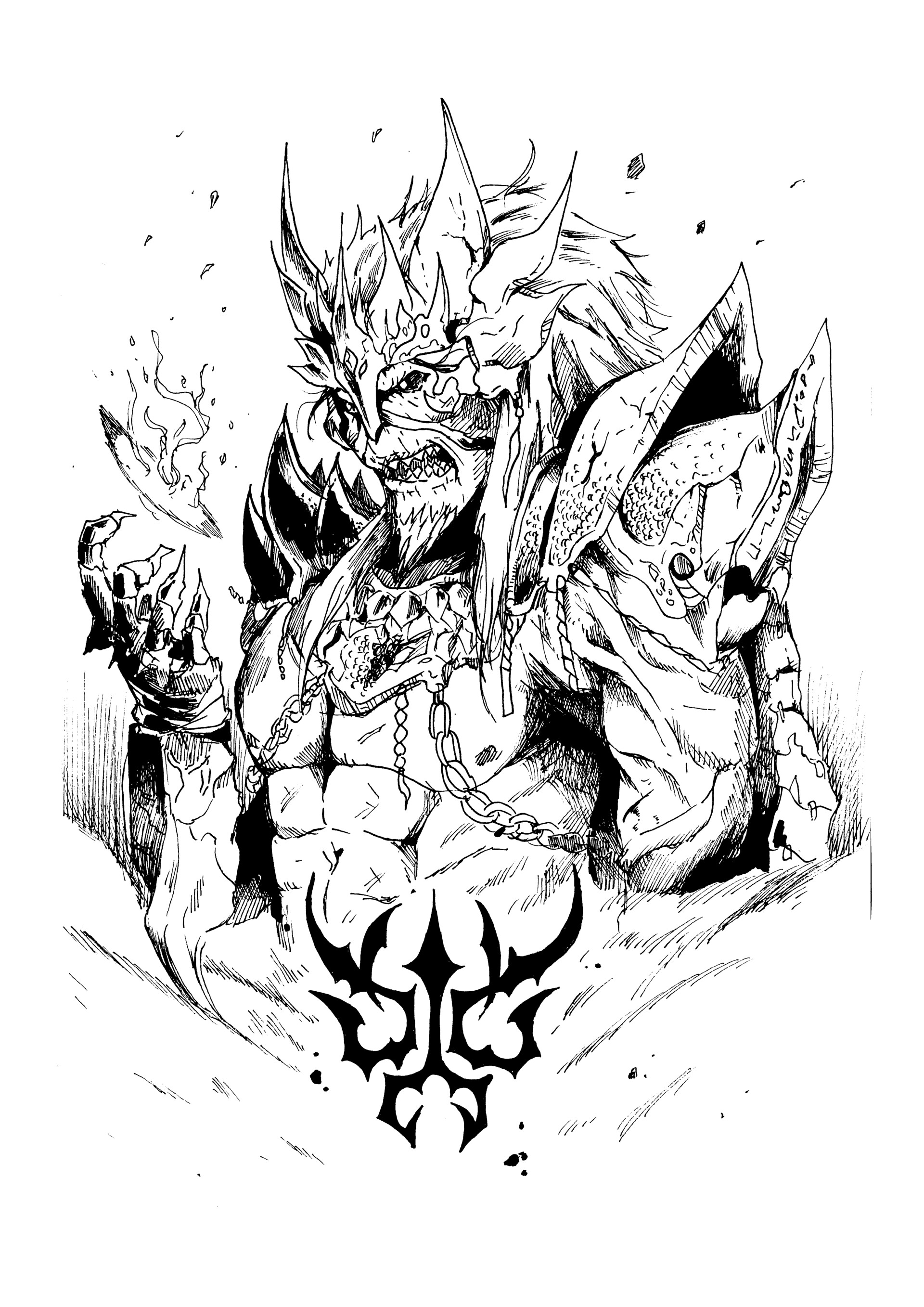 Sukma Agustriyana - Inktober 2015 [RIDER Monster Series Part 1]
