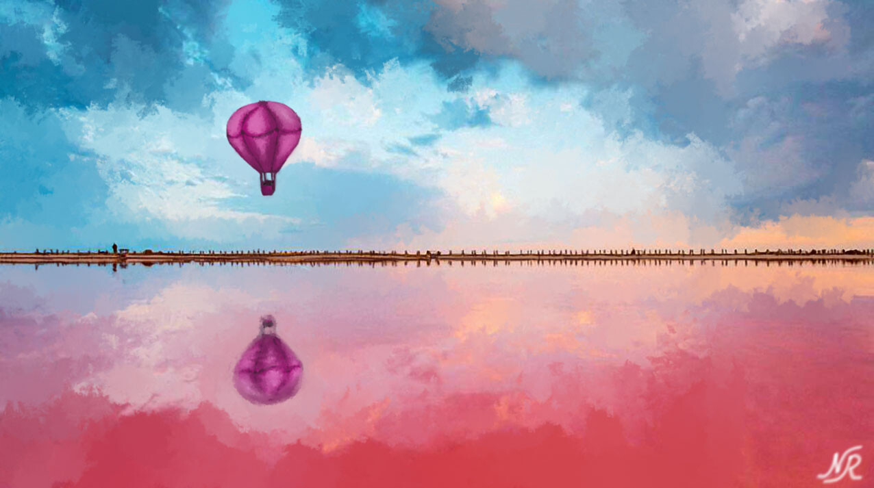 ArtStation - Pink lake