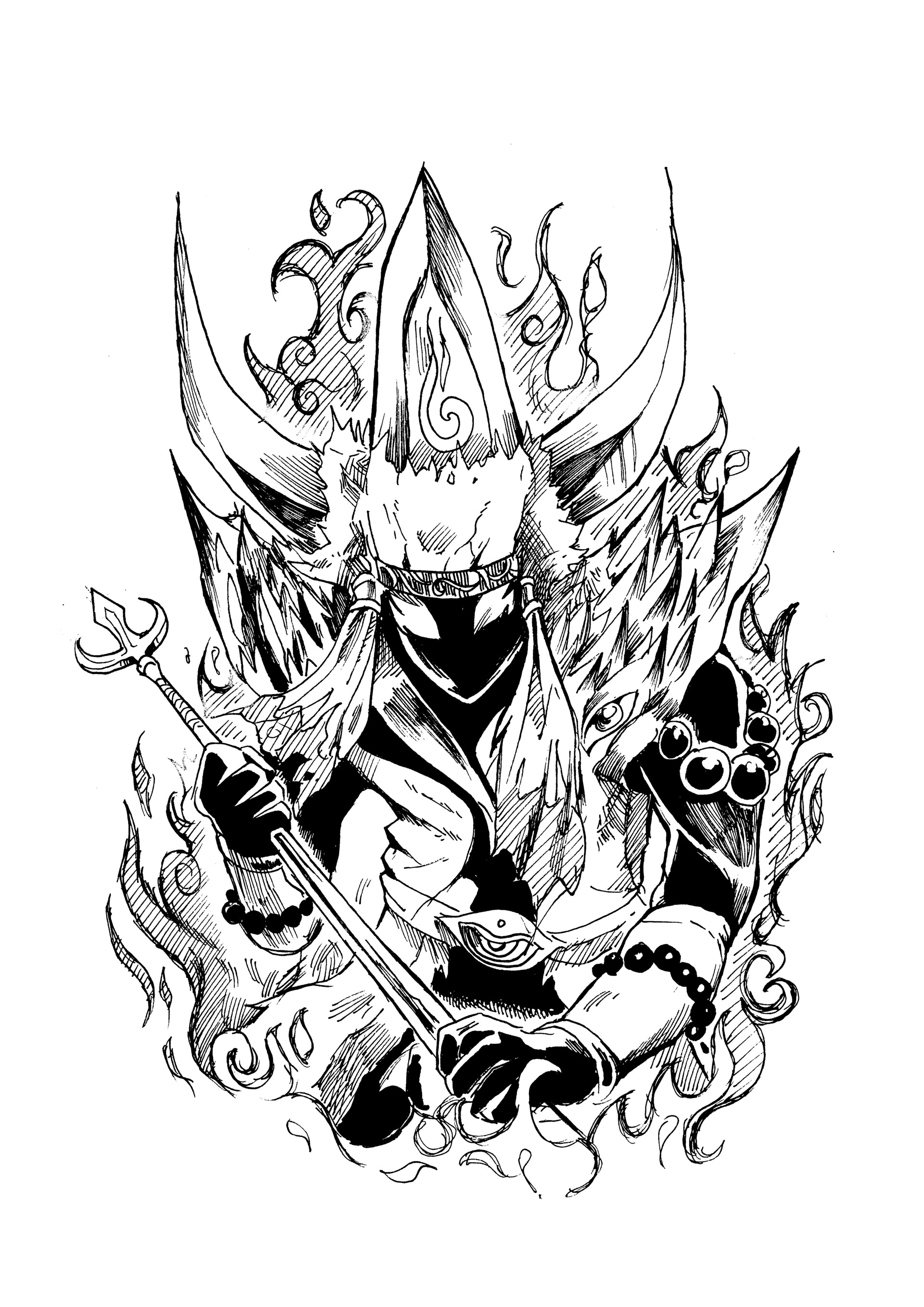 Sukma Agustriyana - Inktober 2015 [RIDER Monster Series Part 2]