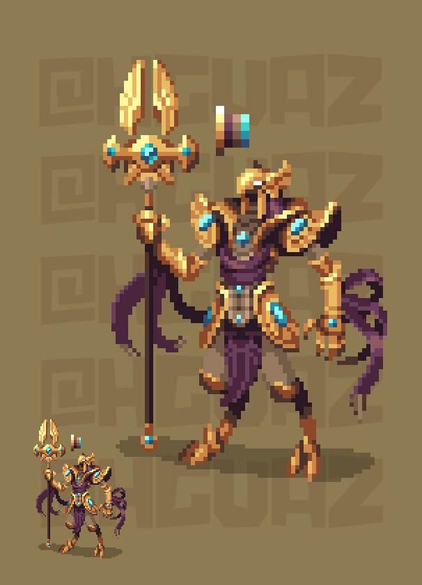 Hugo Vaz - League of Legends - Pixel Art