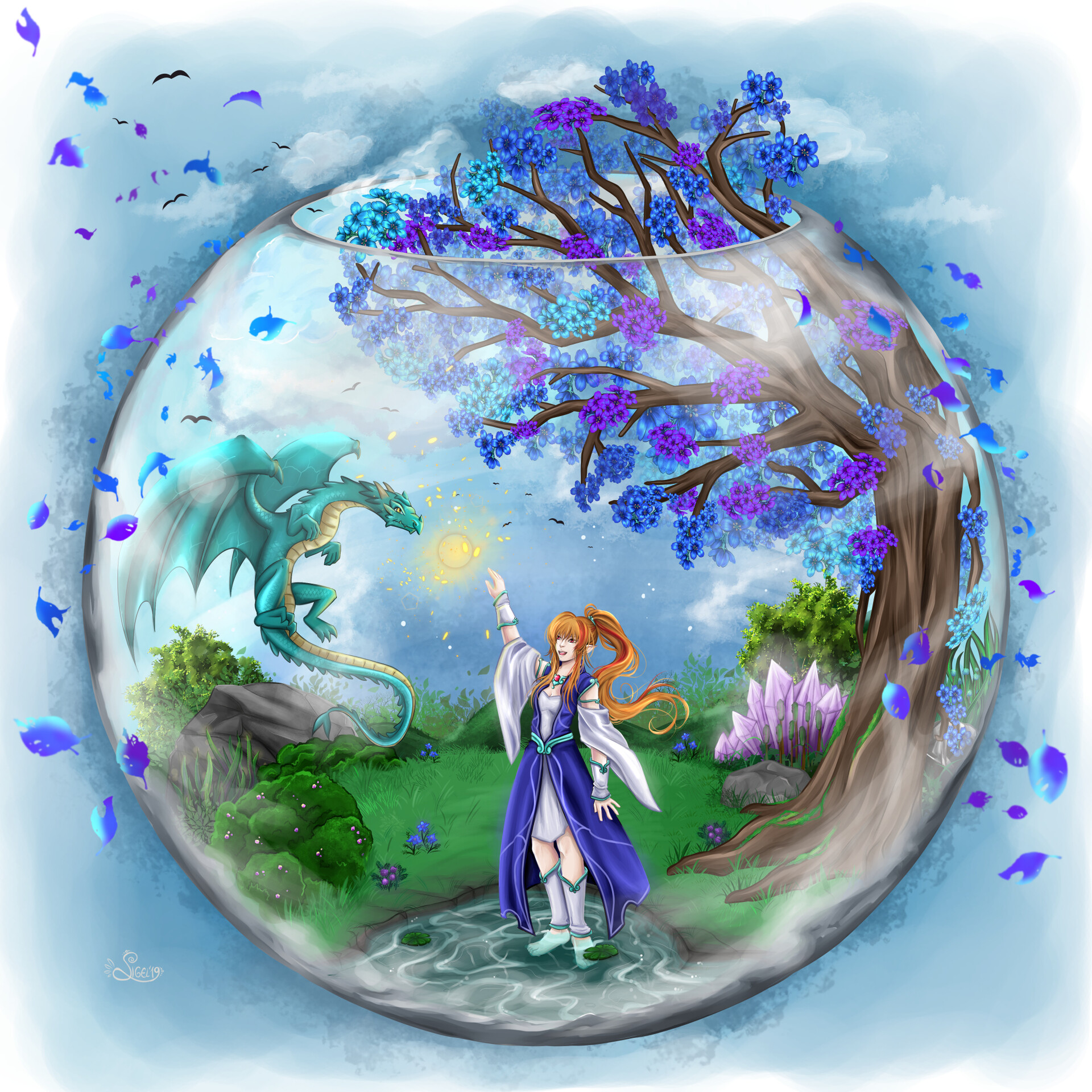 ArtStation - Dragon Magic