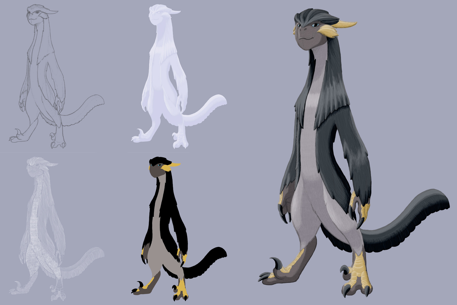 ArtStation - Bestiary 001v1 - "Drakoli"