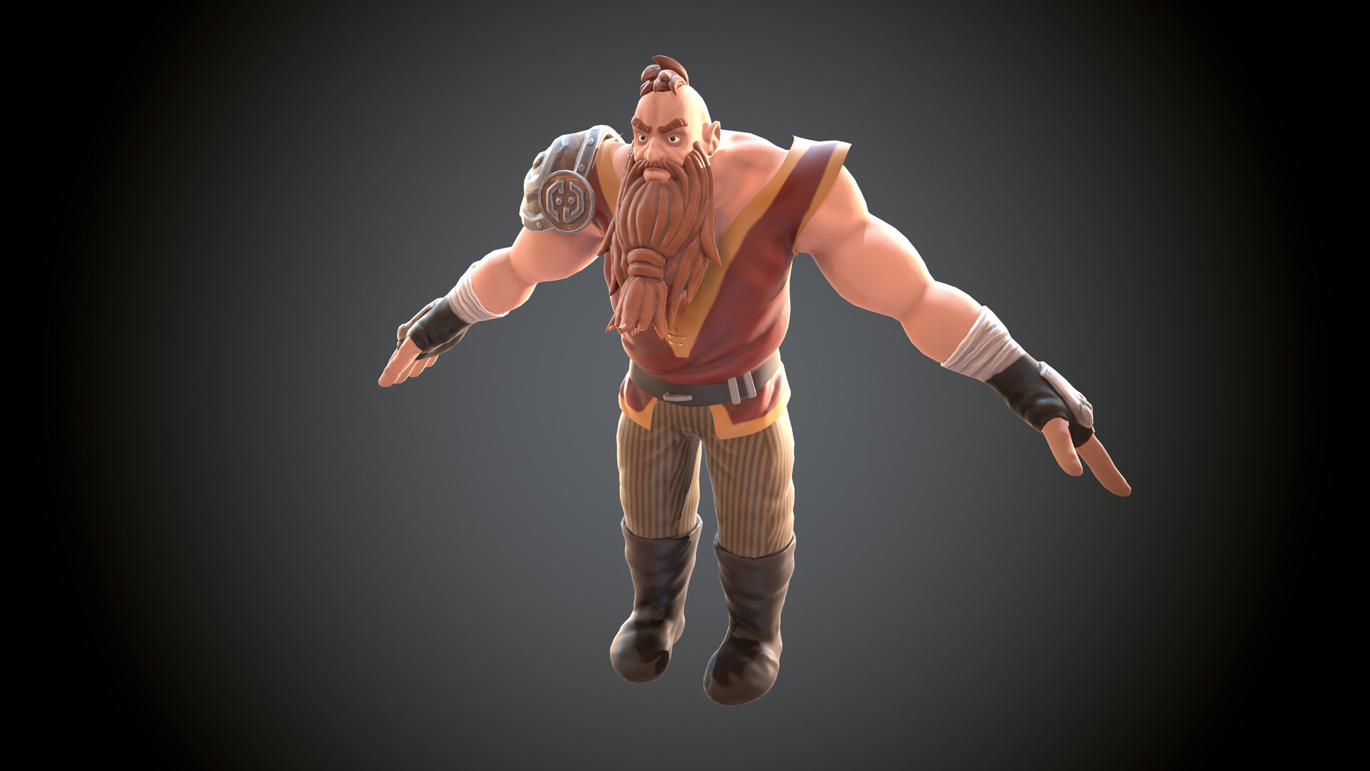 ArtStation - Warrior Character practice