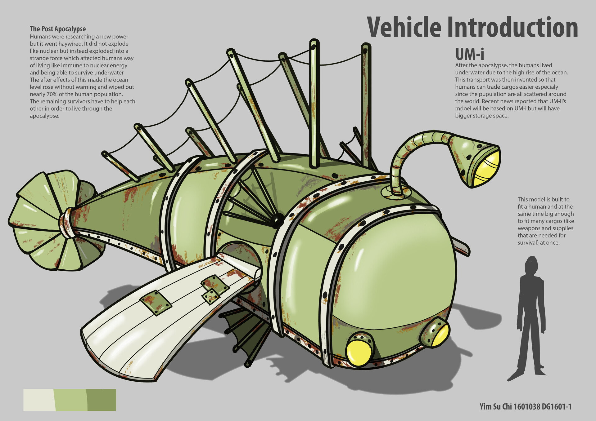 Yim Su Chi - Concept Art 02 - Post-Apocalyptic Vehicle
