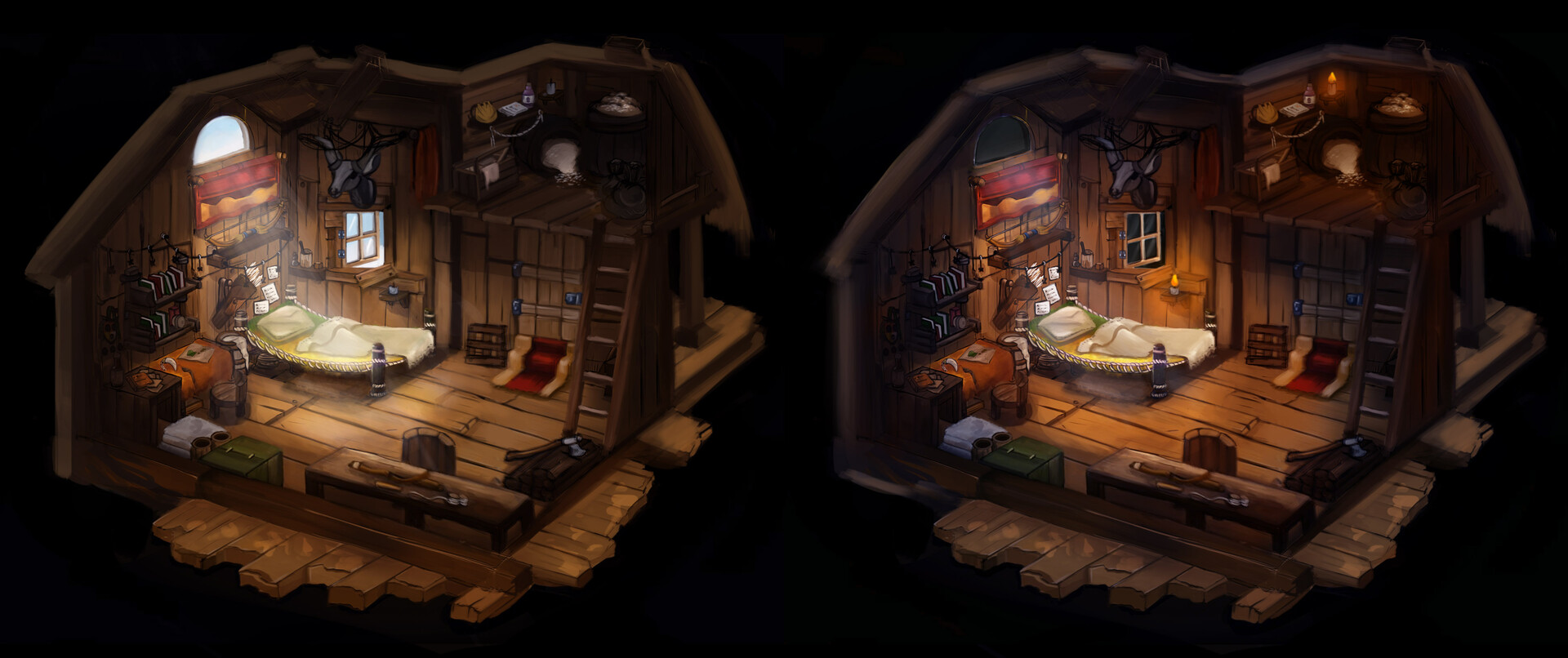 fantasy tree house interior