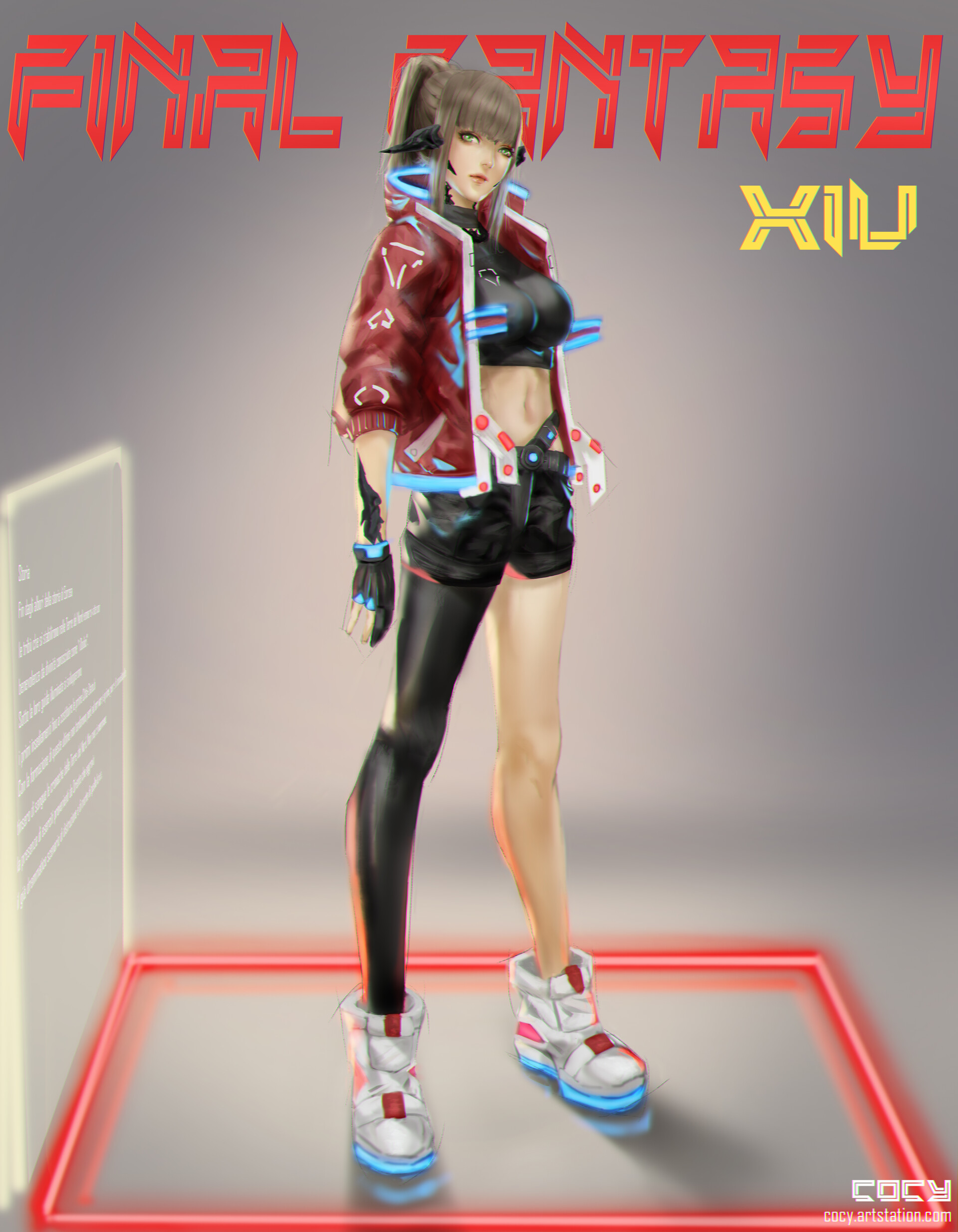 ArtStation - FINAL FANTASY XIV-CYBERPUNK