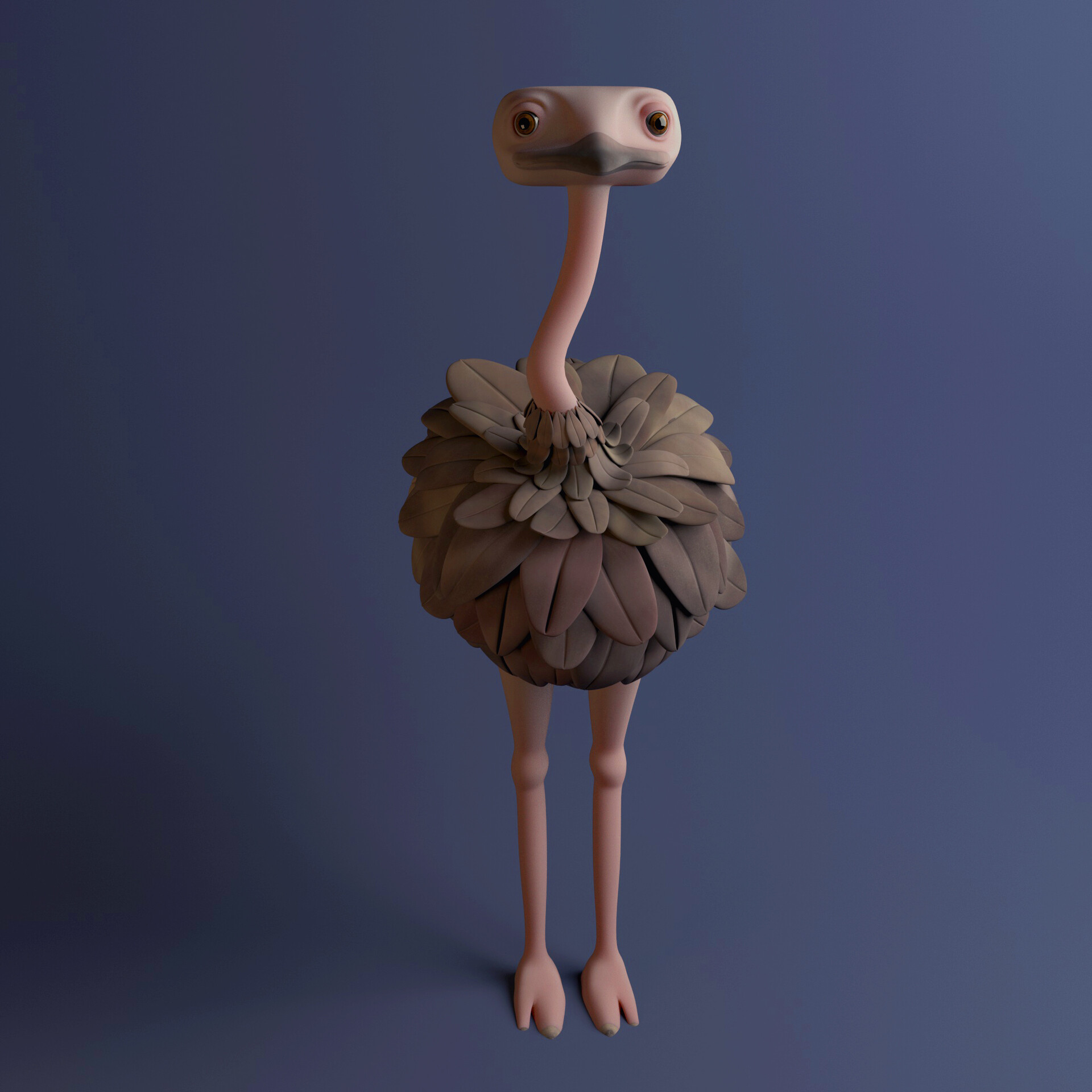 ArtStation - The ostrich