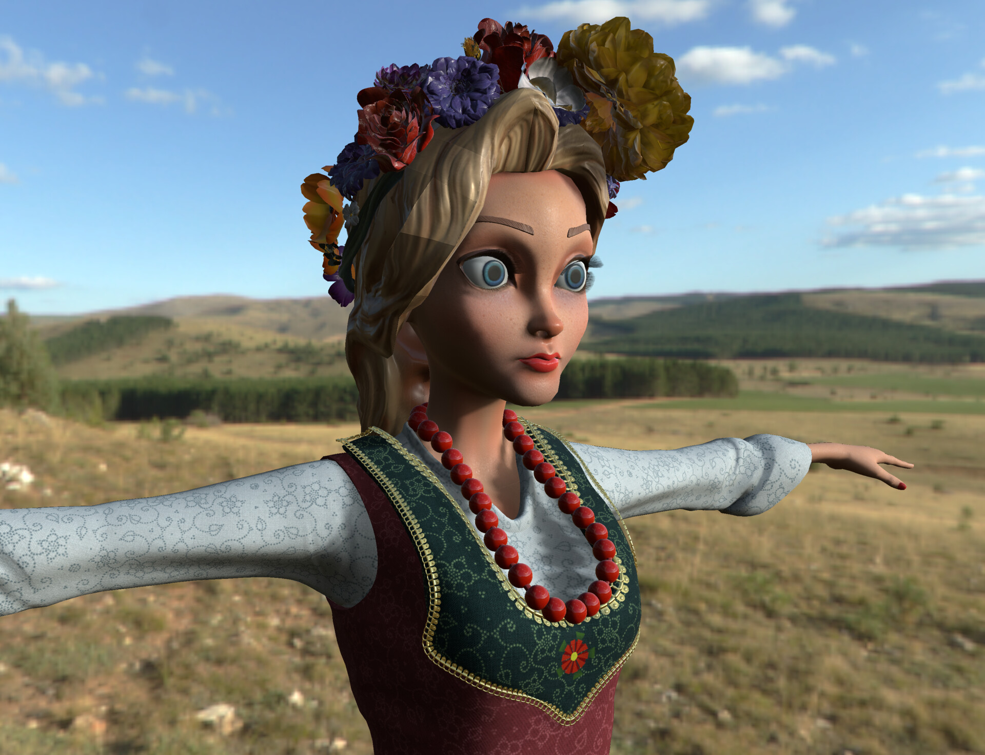 ArtStation - Slavic Girl