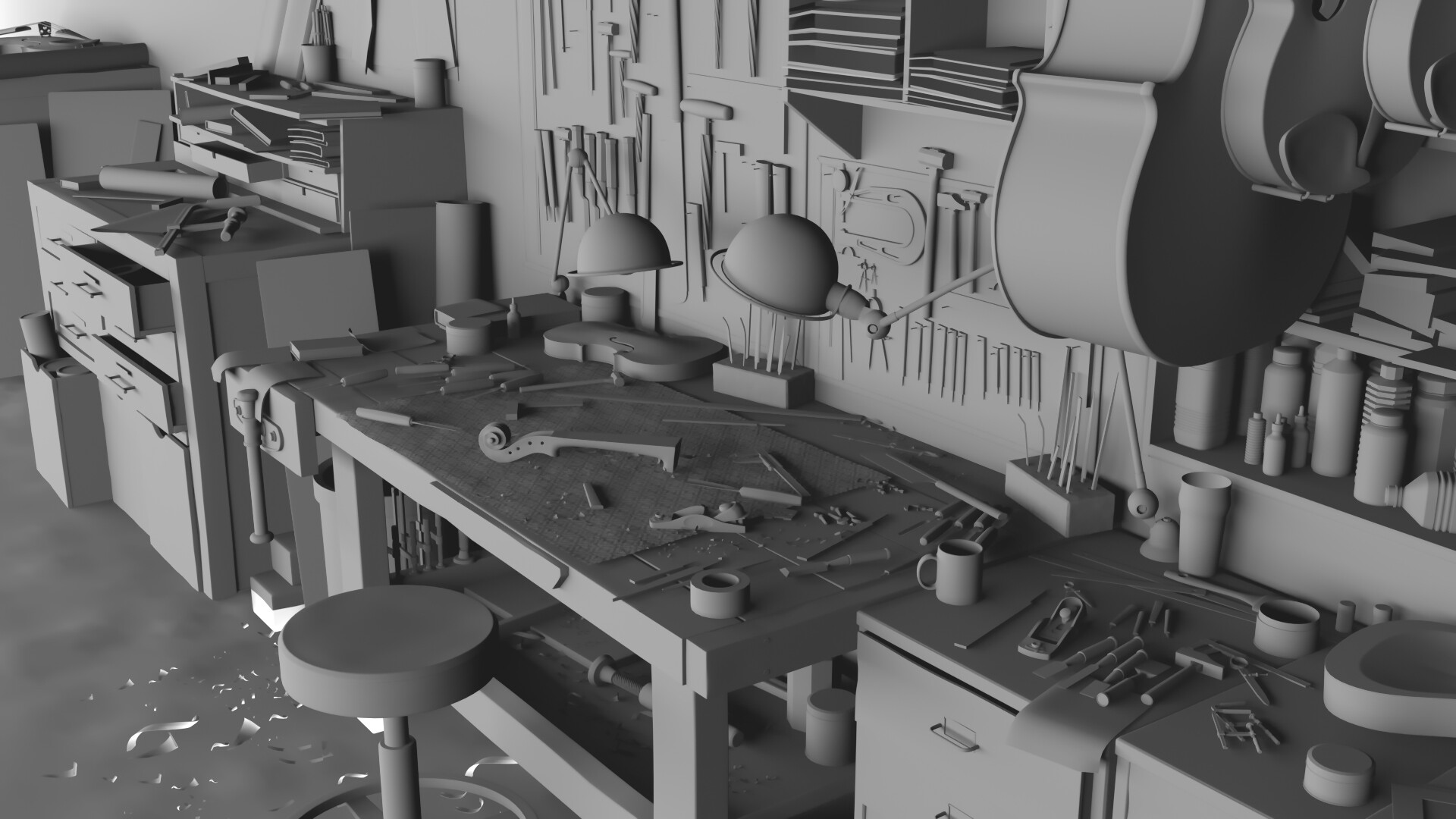 Séverin Valran - the violinmaker's workshop