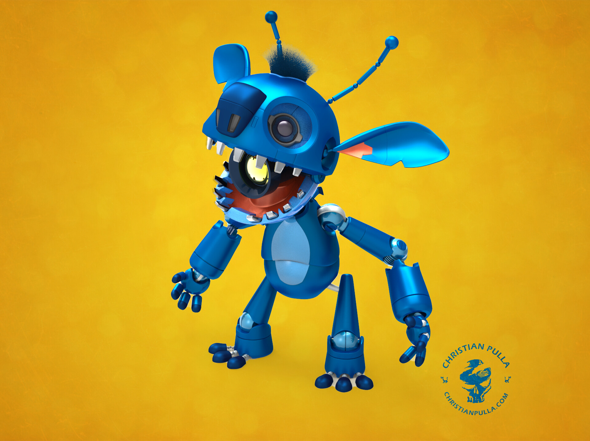 ArtStation - Stitch Metal!