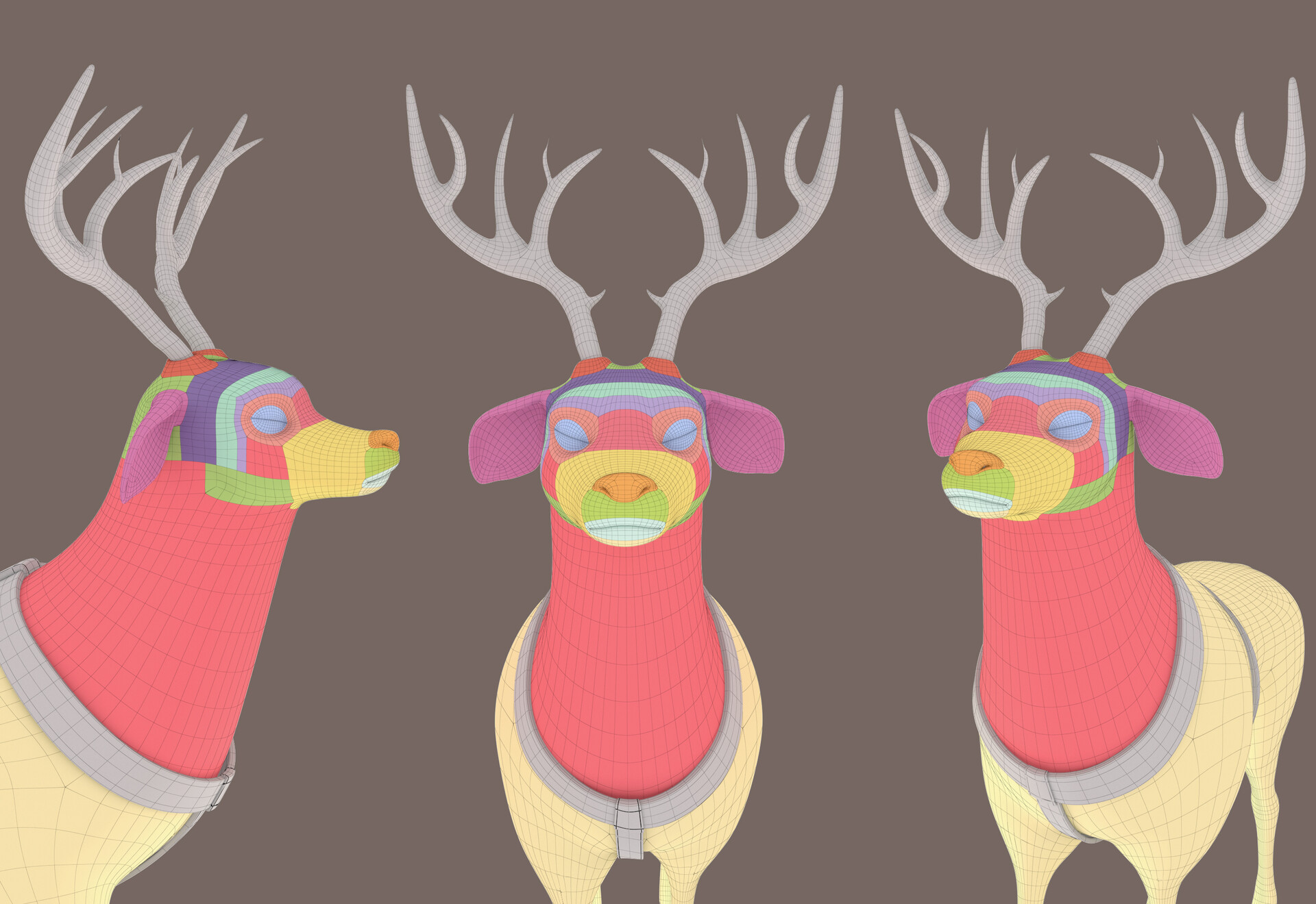 Christian cg - Modeling, Retopology and Edge flow design.