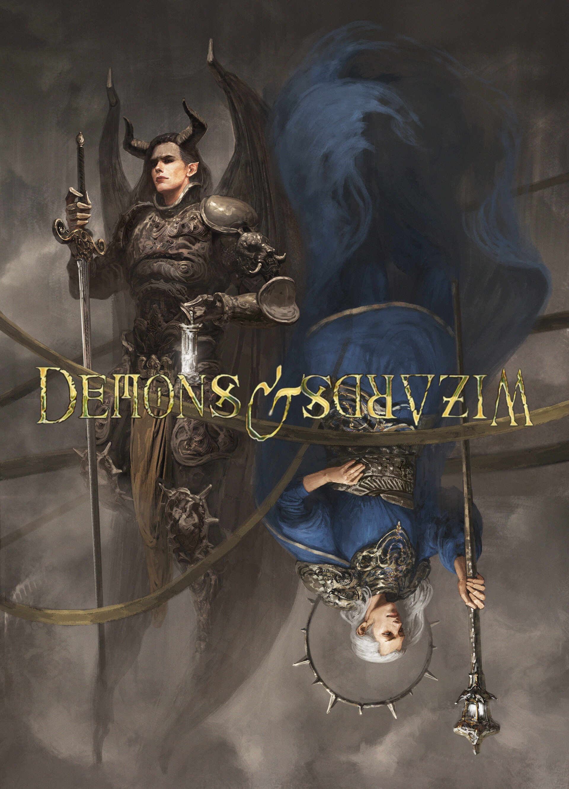 ArtStation - Demon and Wizard