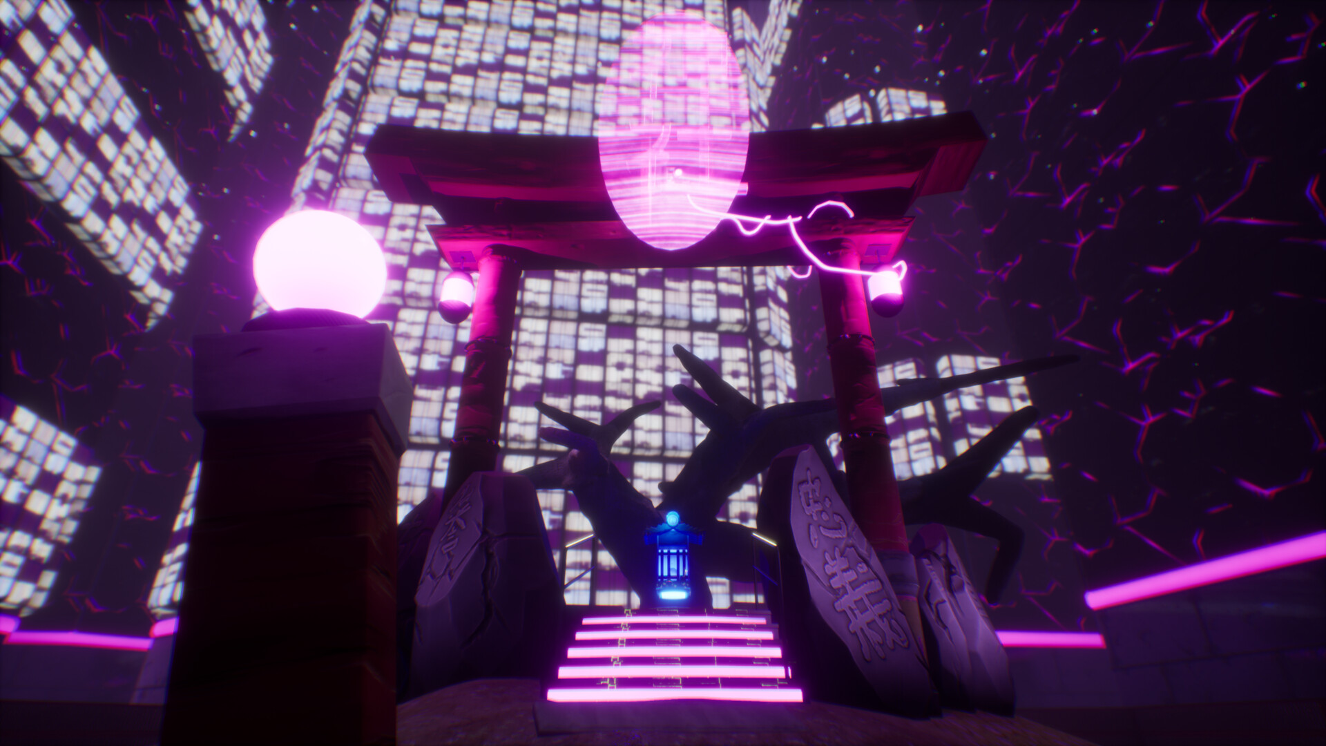 ArtStation - Cyberpunk Shrine