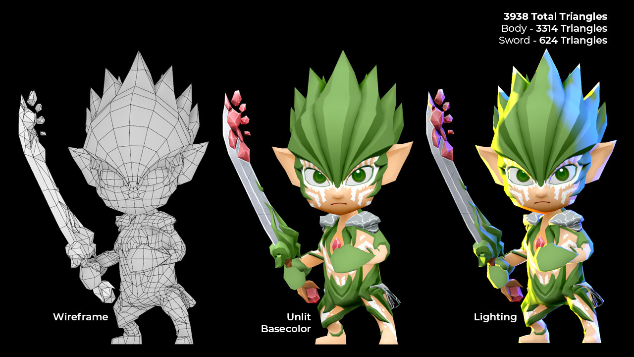 ArtStation - Nature Warrior