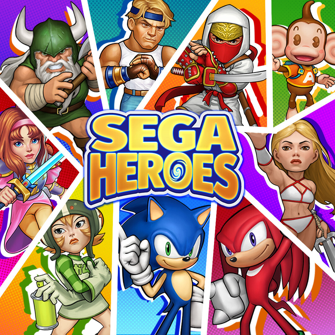 ArtStation - SEGA HEROES - Pre-register Event