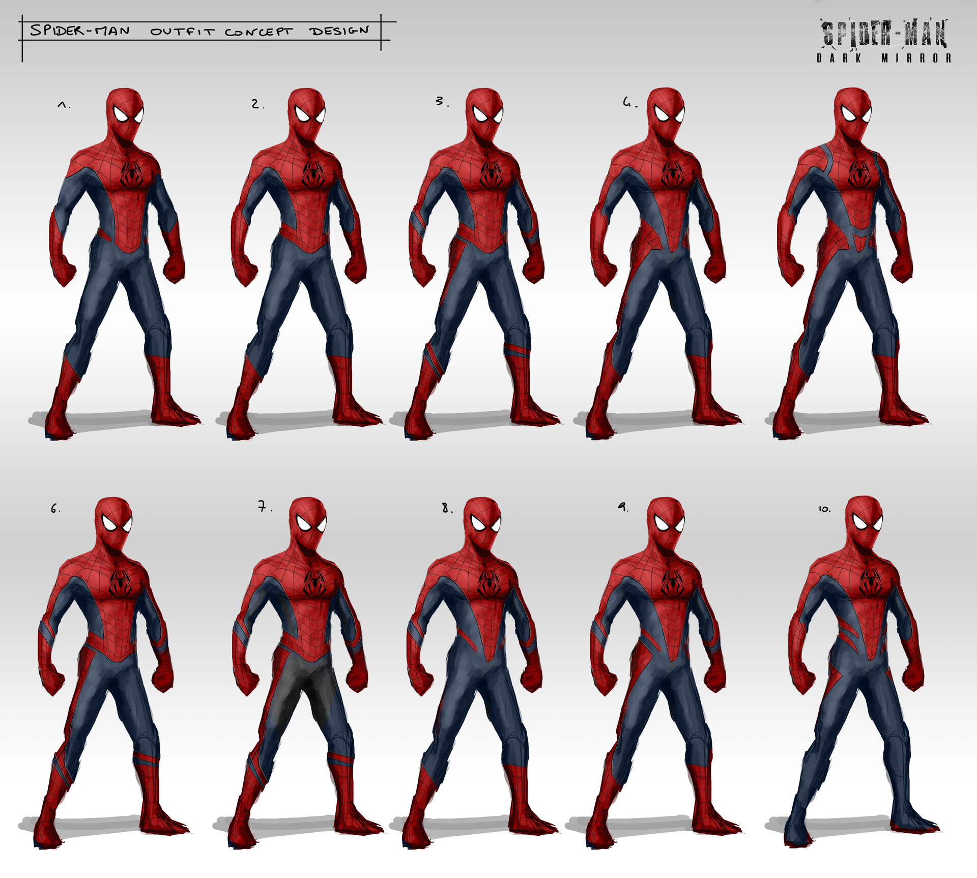 Pol Lerigoleur - Spider-Man Character Design