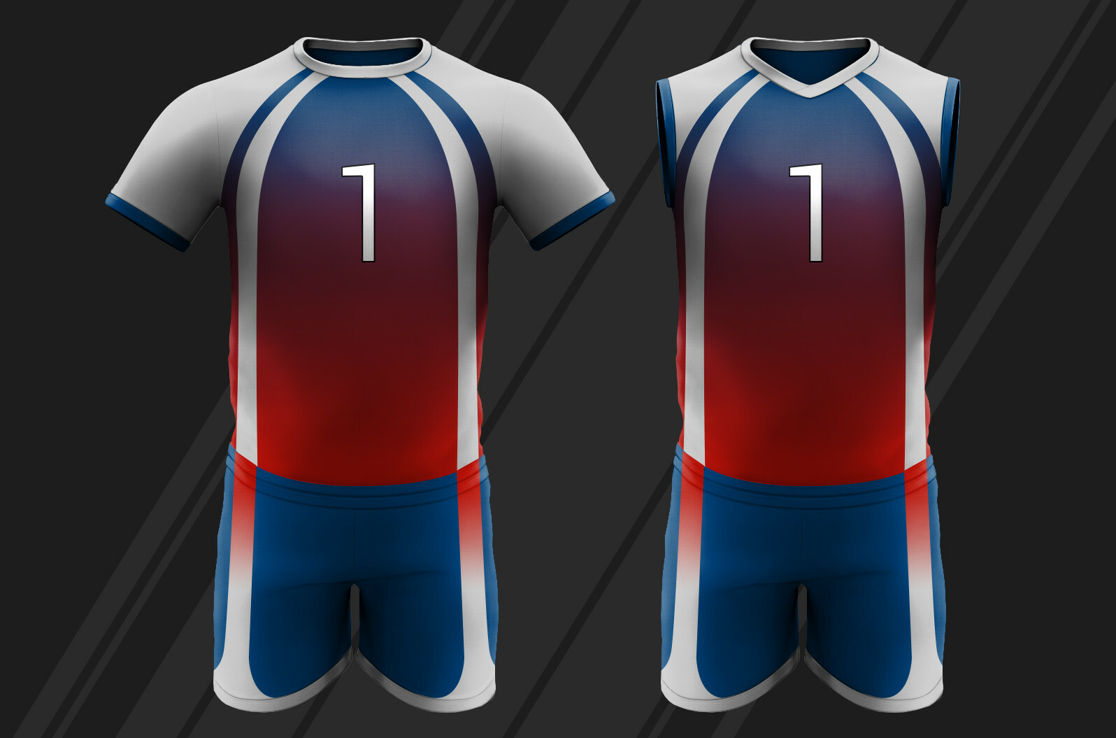 ArtStation - Spike VolleyBall - Jersey customisation 06
