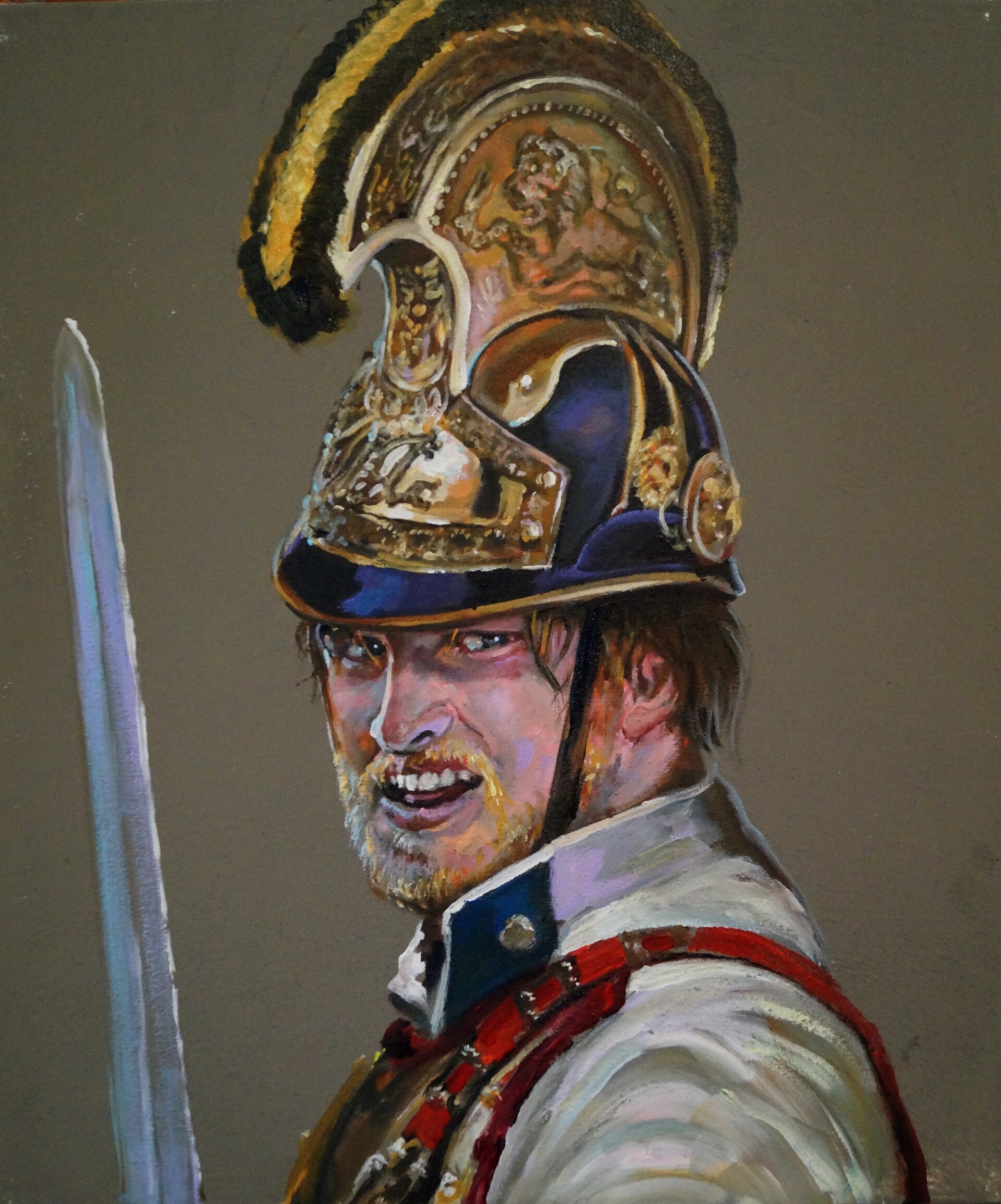 ArtStation - Ottinger cuirassier officer 1849