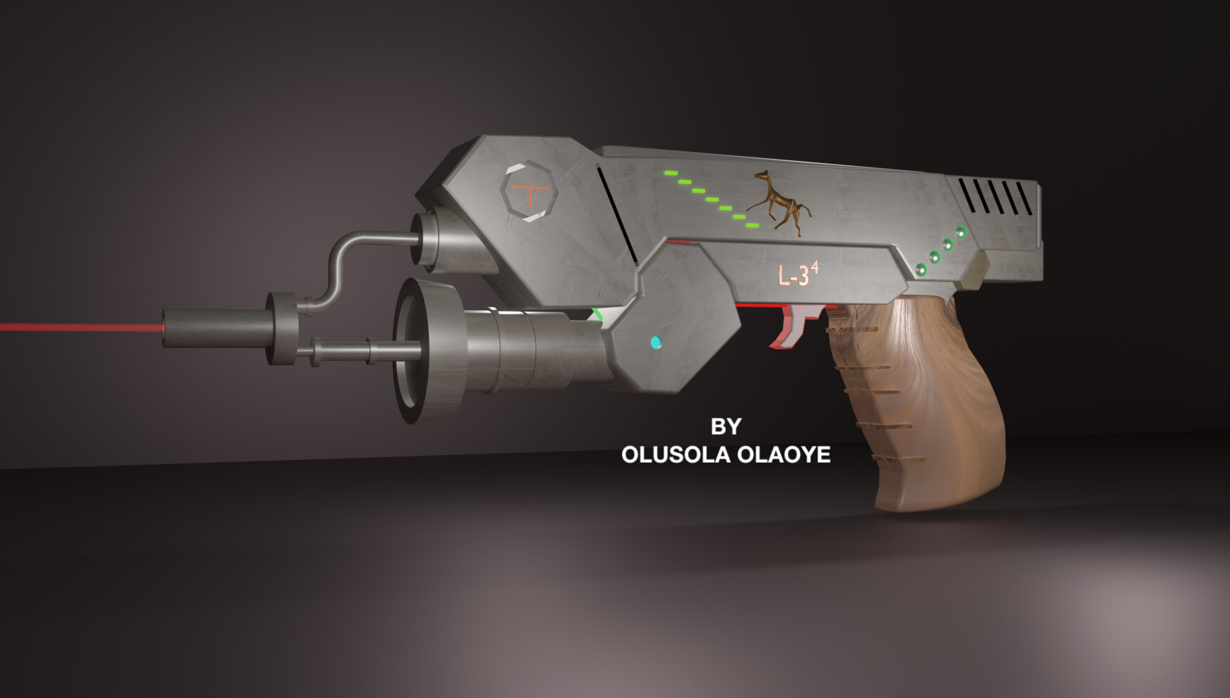 ArtStation - Sci fi Laser Gun