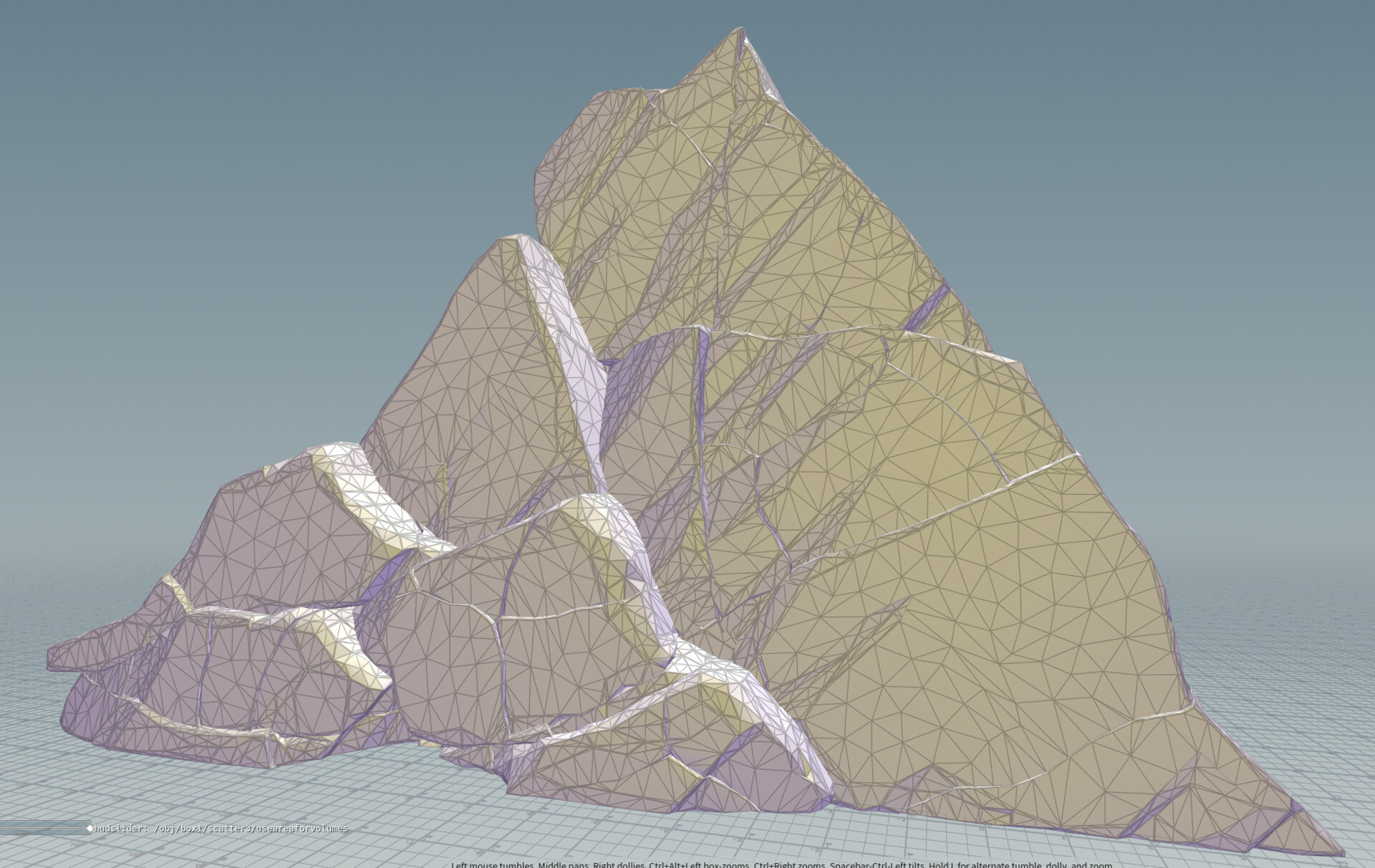 Hugo Beyer - Procedural Eroded Stone Walls - Houdini
