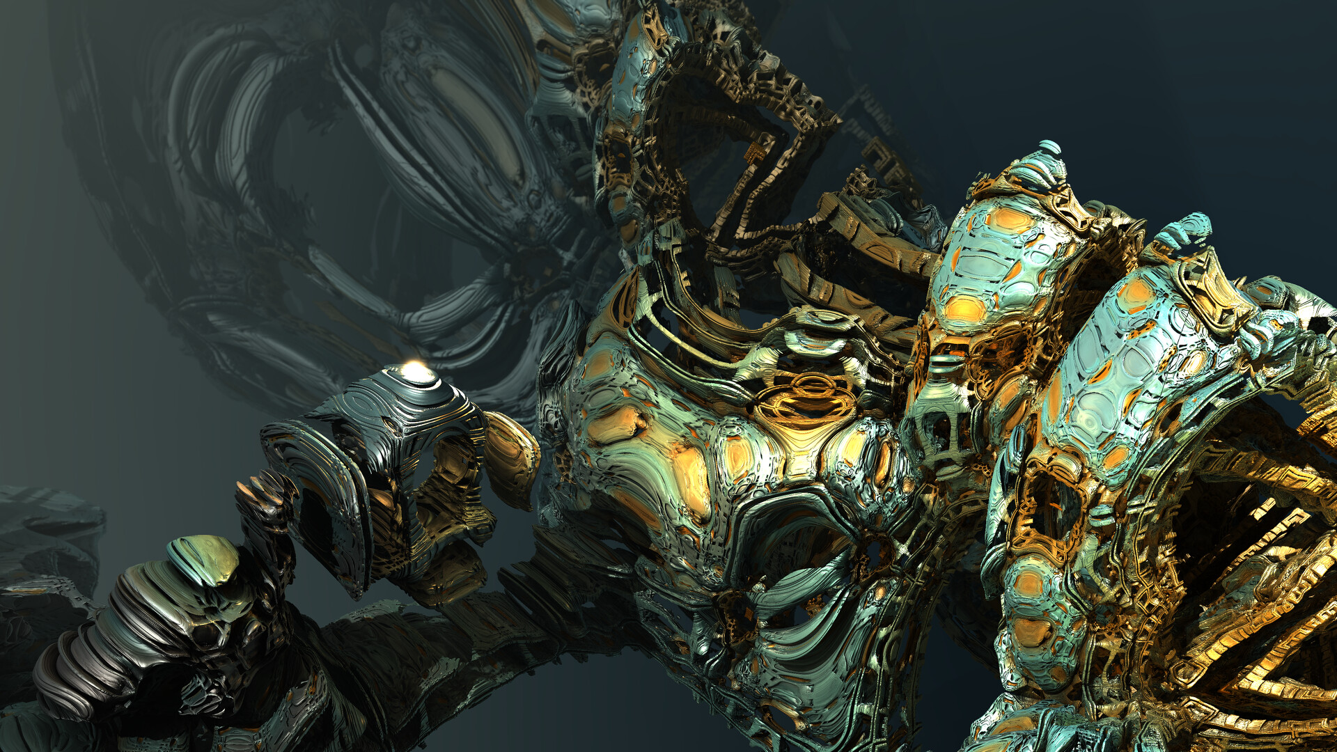 ArtStation - Biomechanical Bones of the 4d Matrix