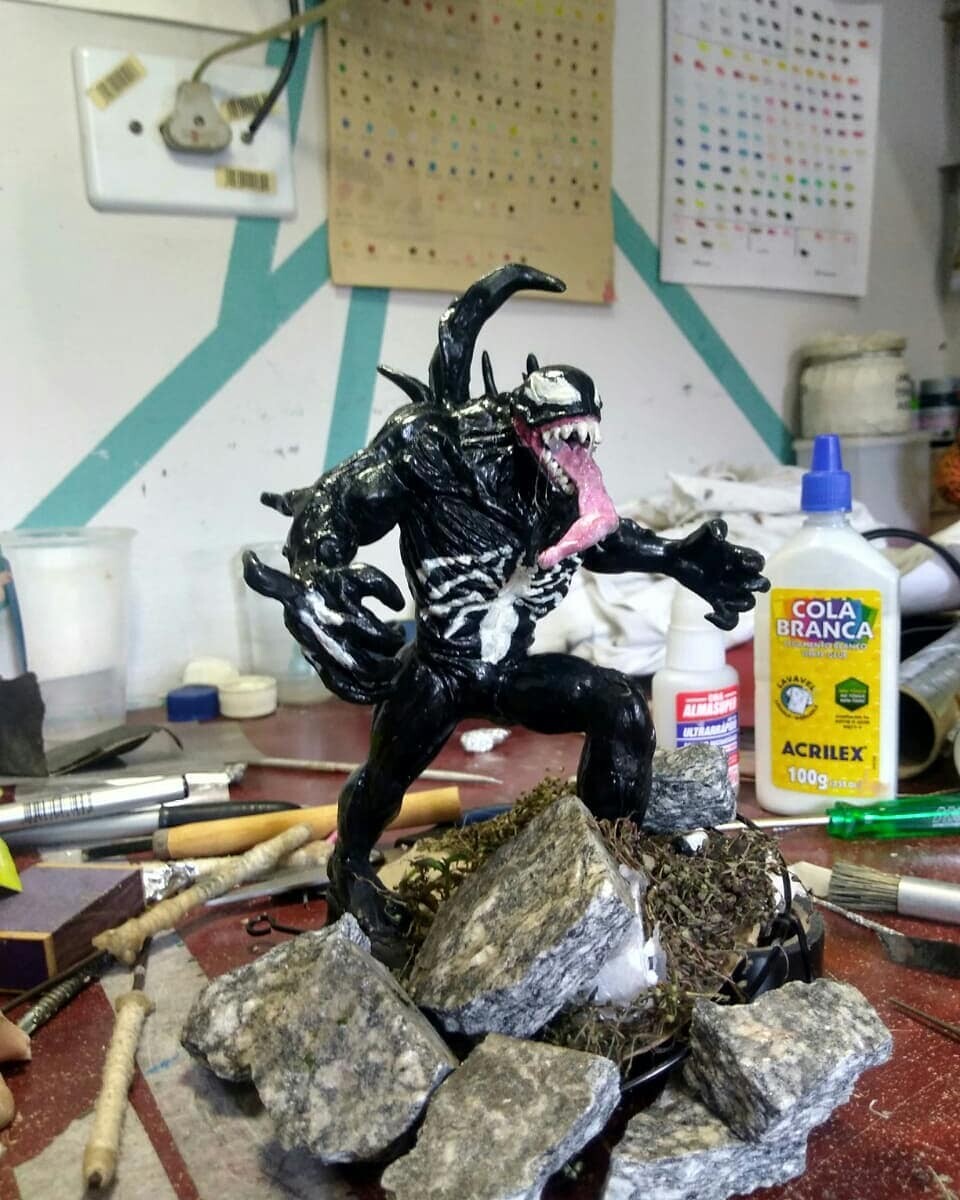 ArtStation - venom sculpey clay
