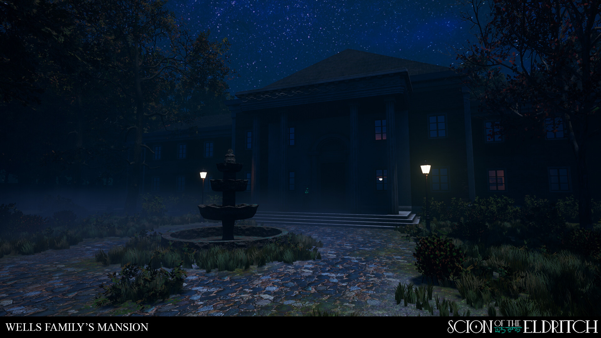 ArtStation - Wells Family's Mansion - Scion of the Eldritch