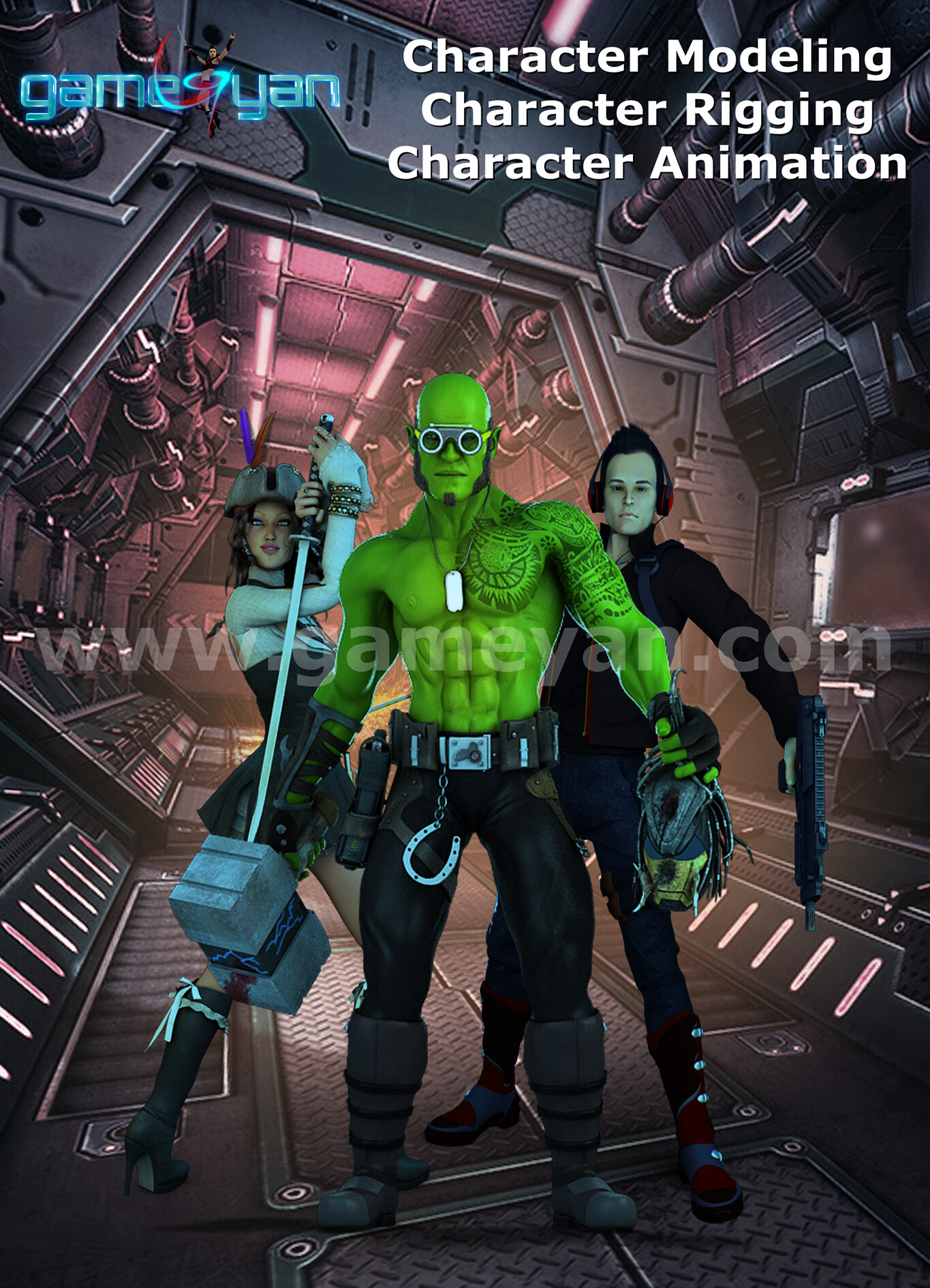 ArtStation - 3D Character Modeling By Animation Production Companies