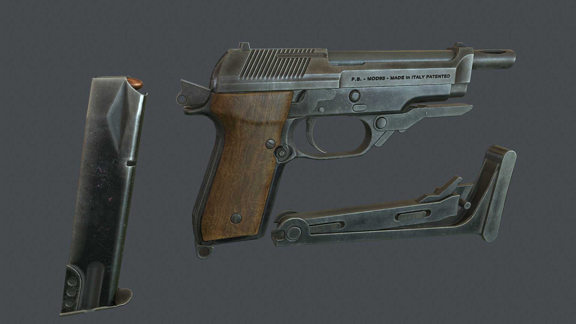 ArtStation - Beretta M93R ("Raffica")