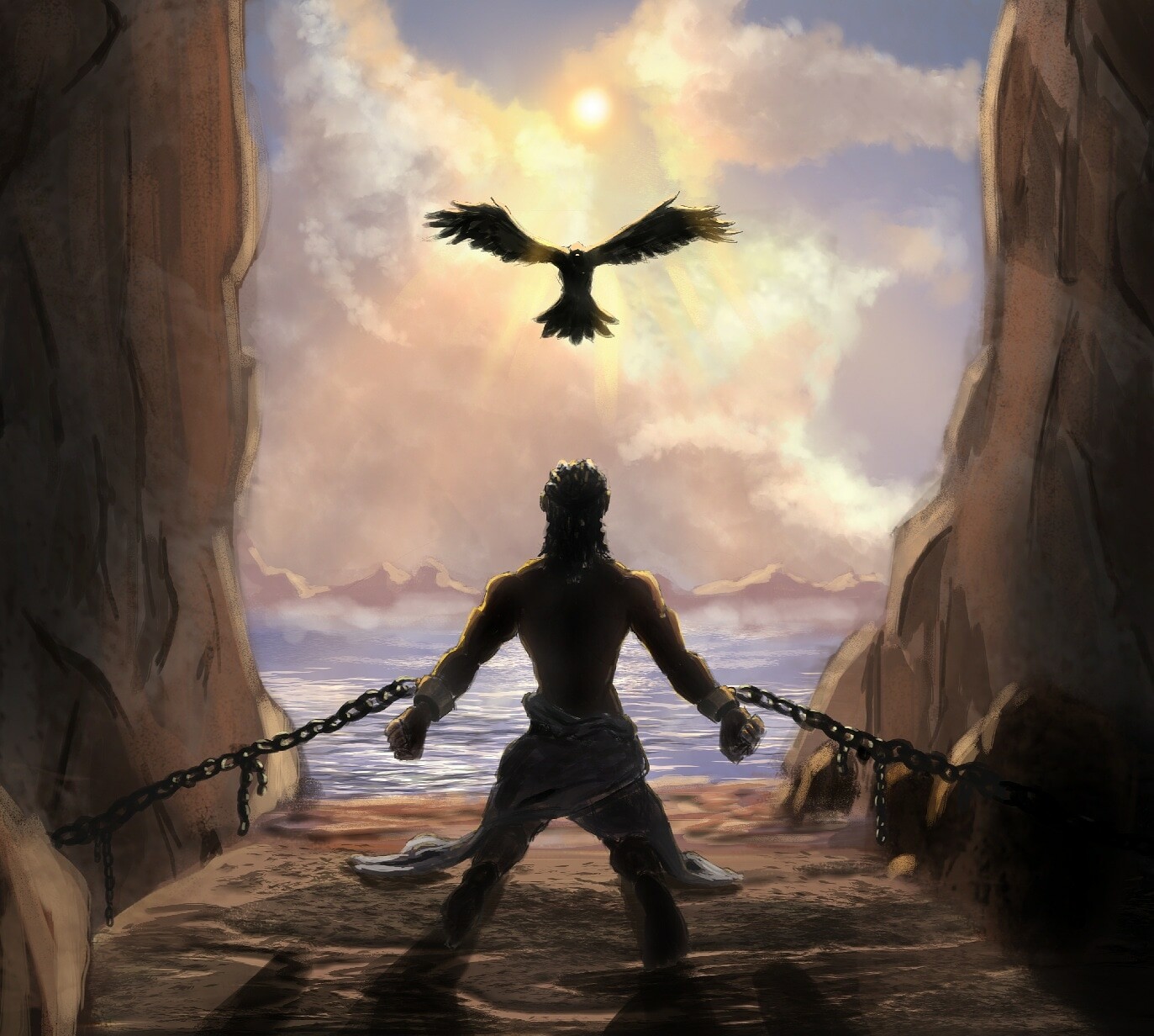 ArtStation - Prometheus and the eagle