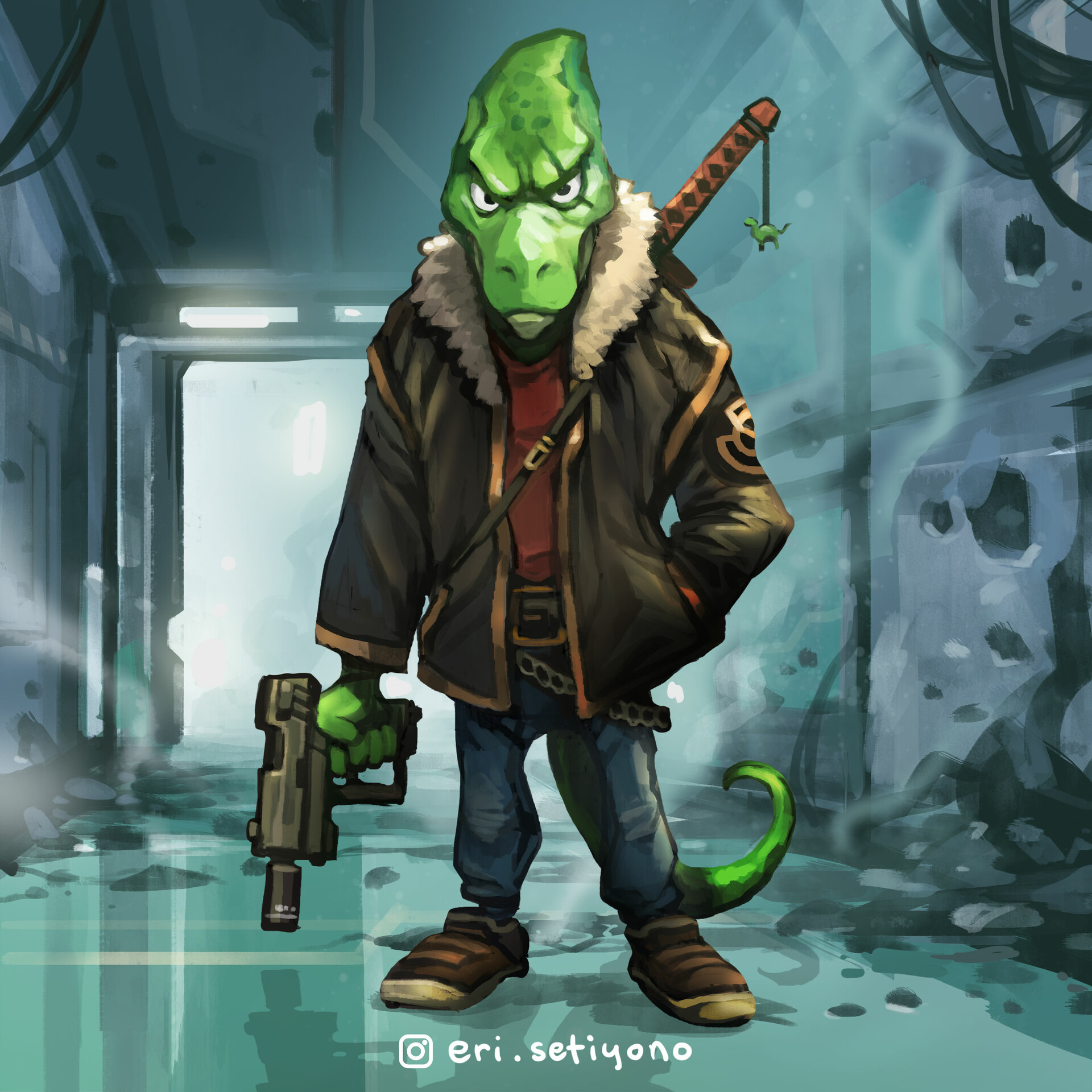 ArtStation - Dino Action Guy