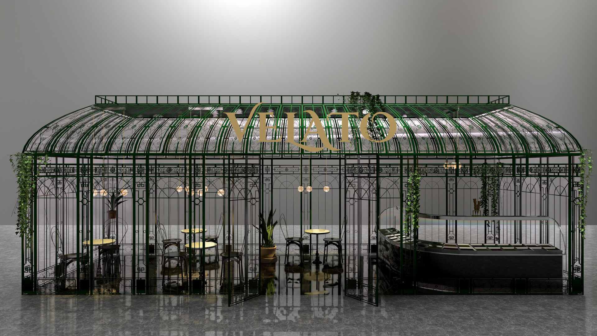 ArtStation - Ice Cream Palor Design