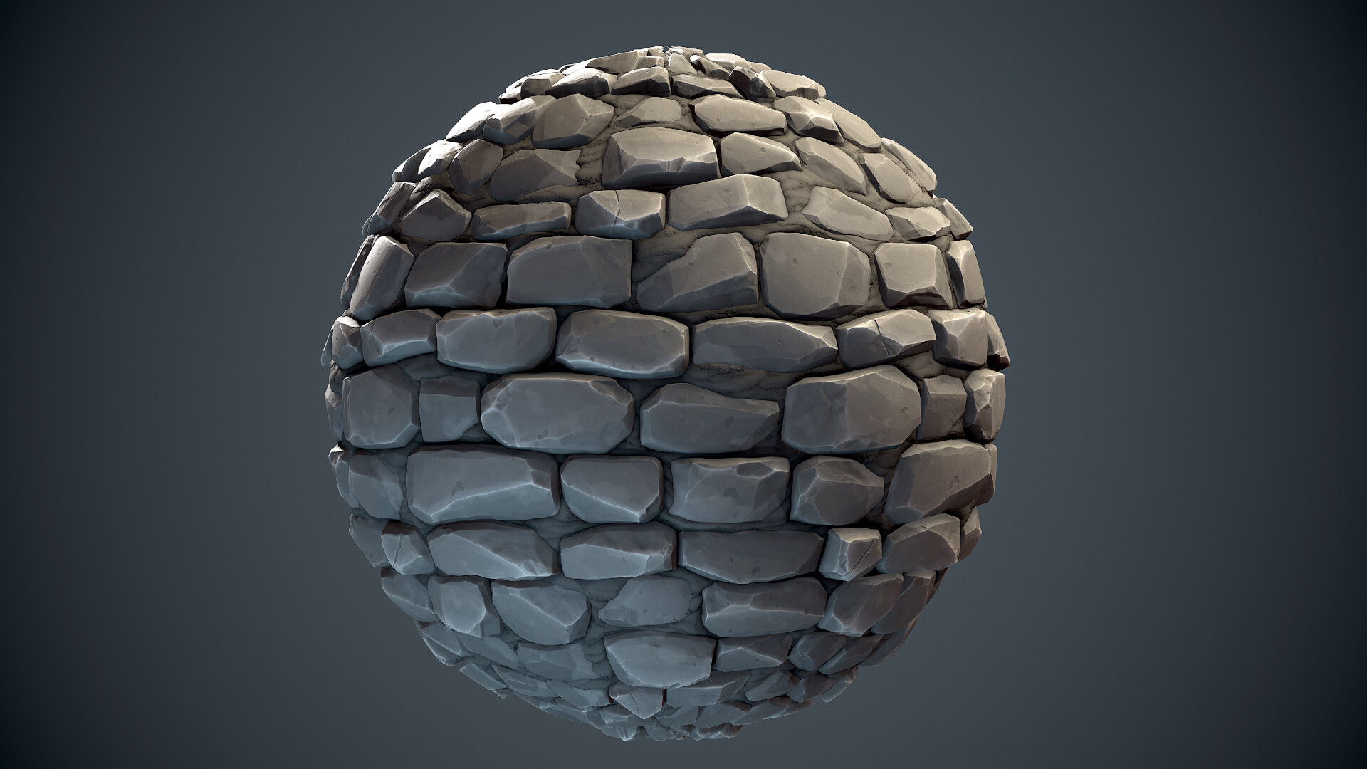 ArtStation - Stylized rock wall