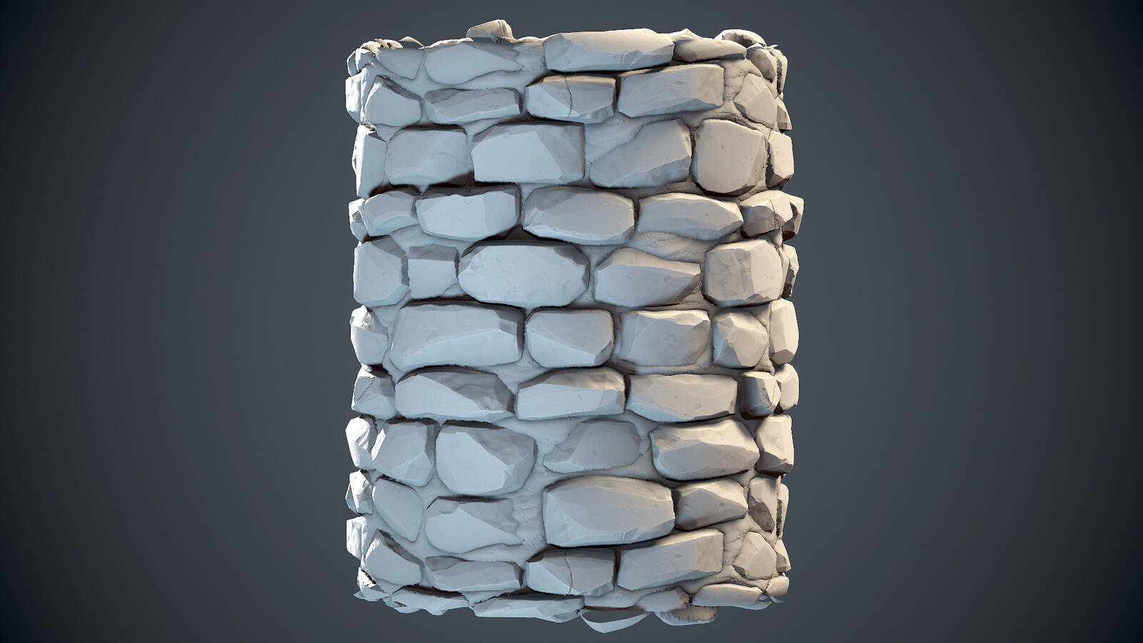 Dylan Salvalaio - Stylized rock wall