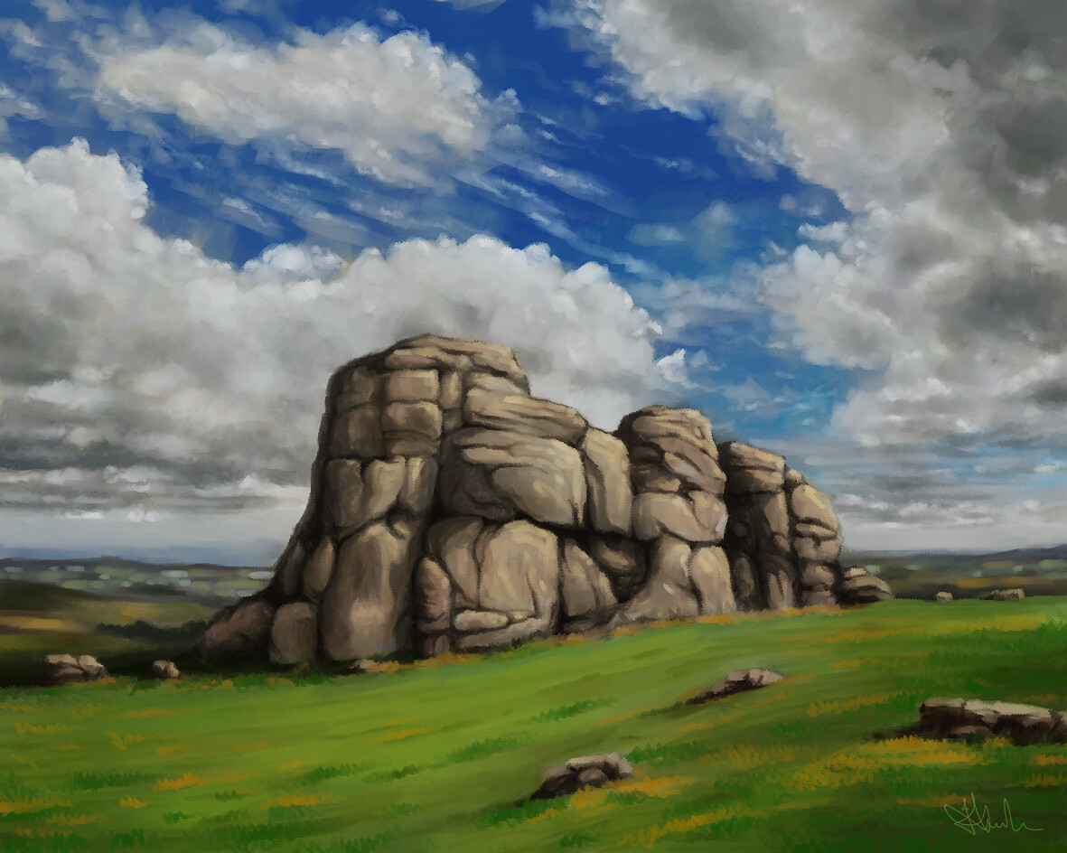 ArtStation - Landscape drawing