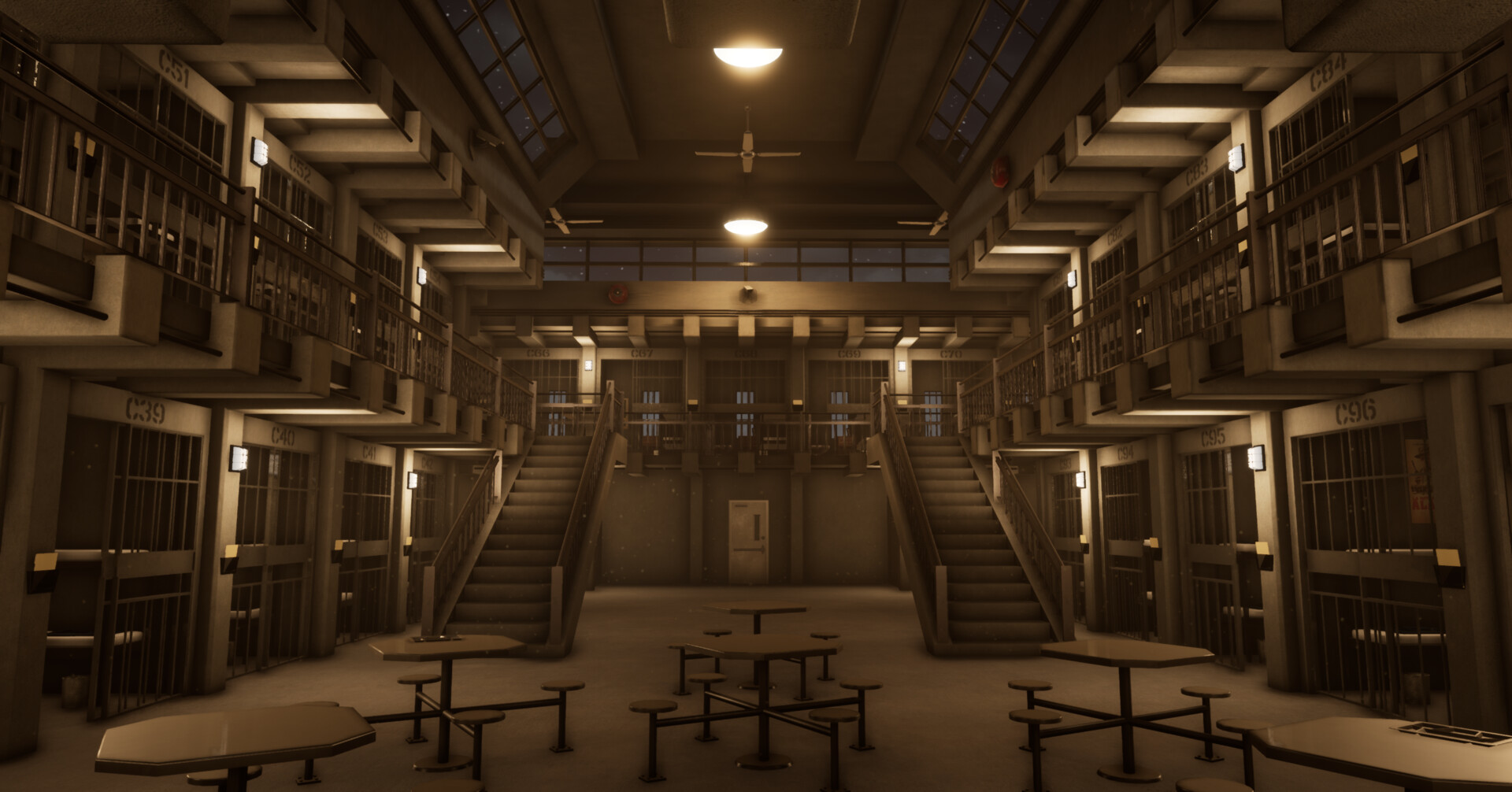 ArtStation - Prison Interior