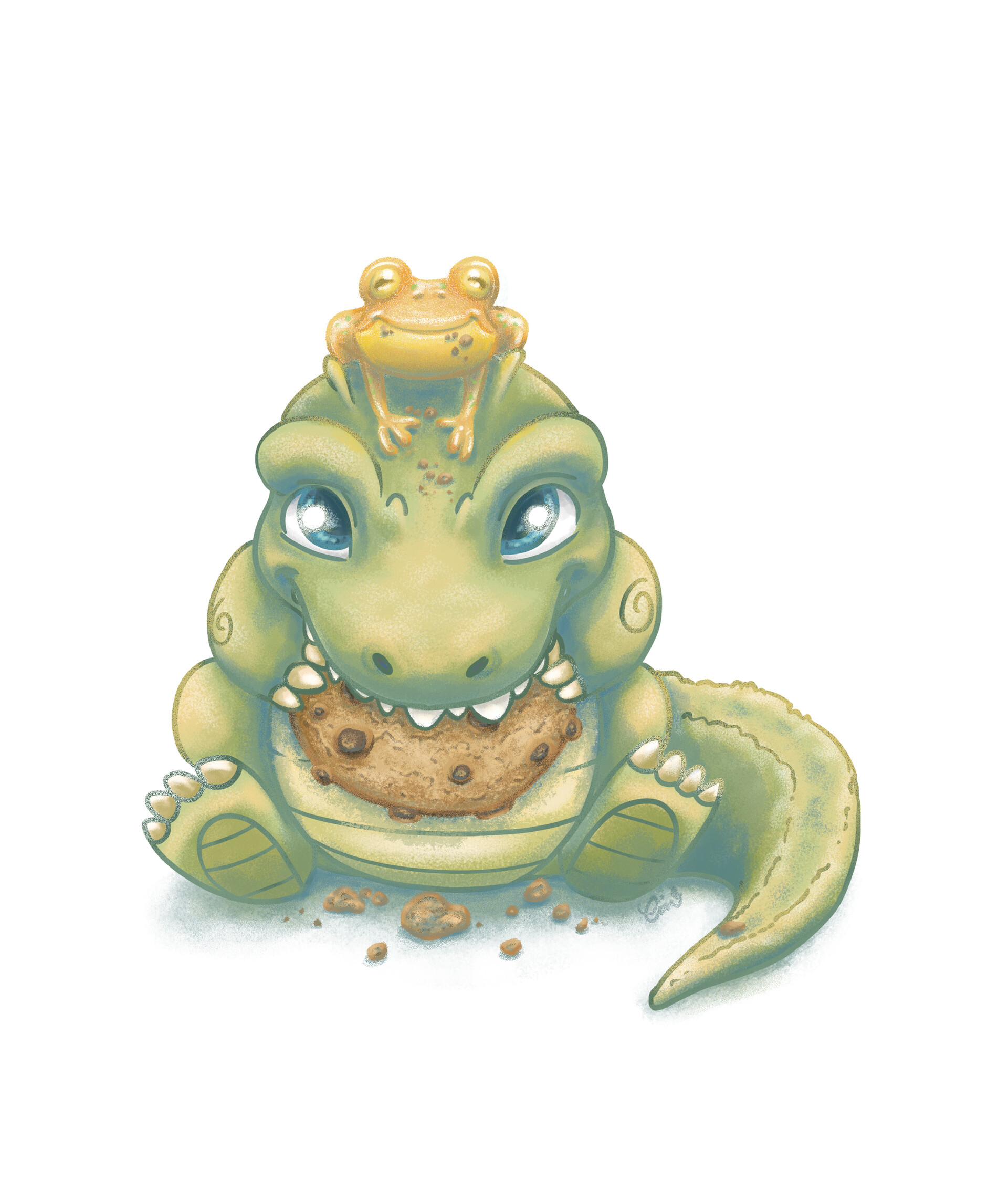 ArtStation - Cookie crocodile lover