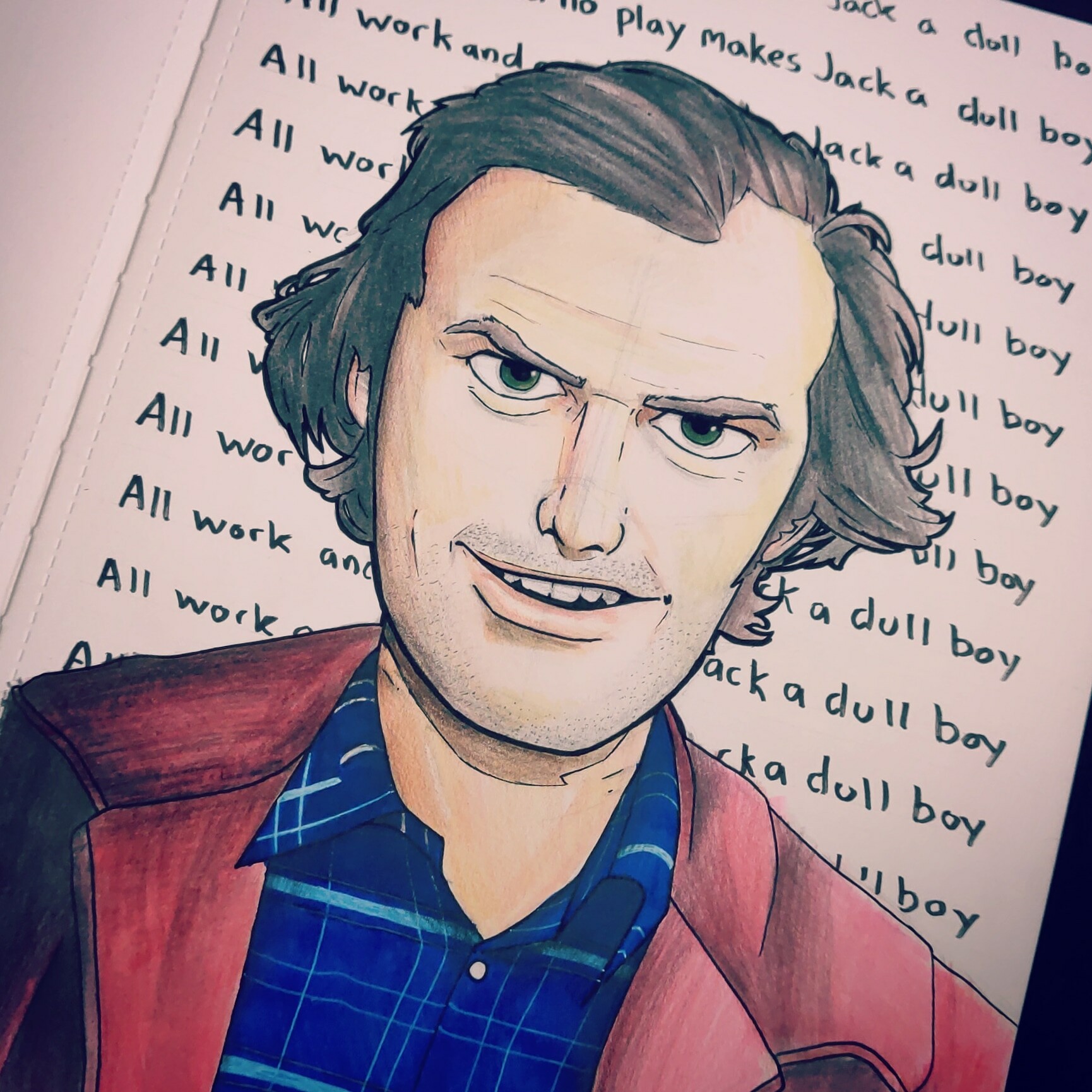 ArtStation - HEEEERE'S JOHNNY