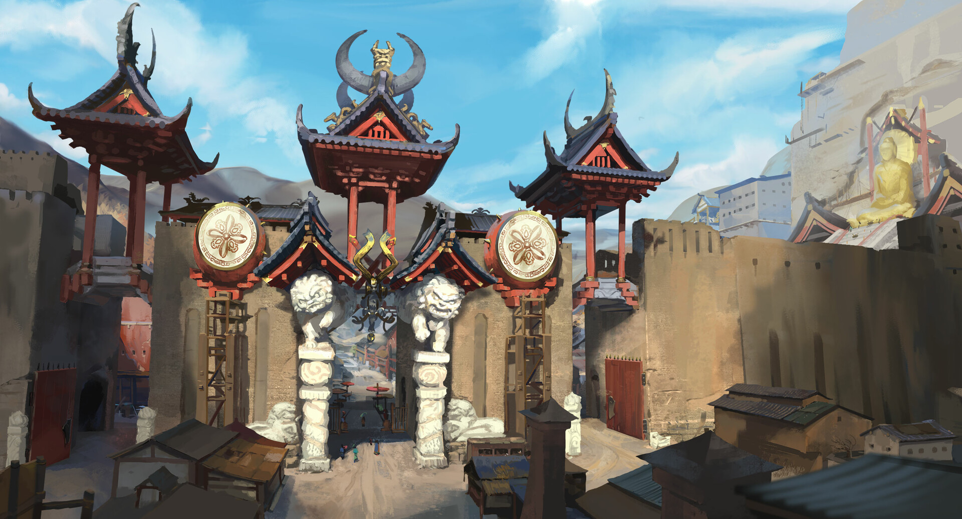 ArtStation - Ancient Walls - city