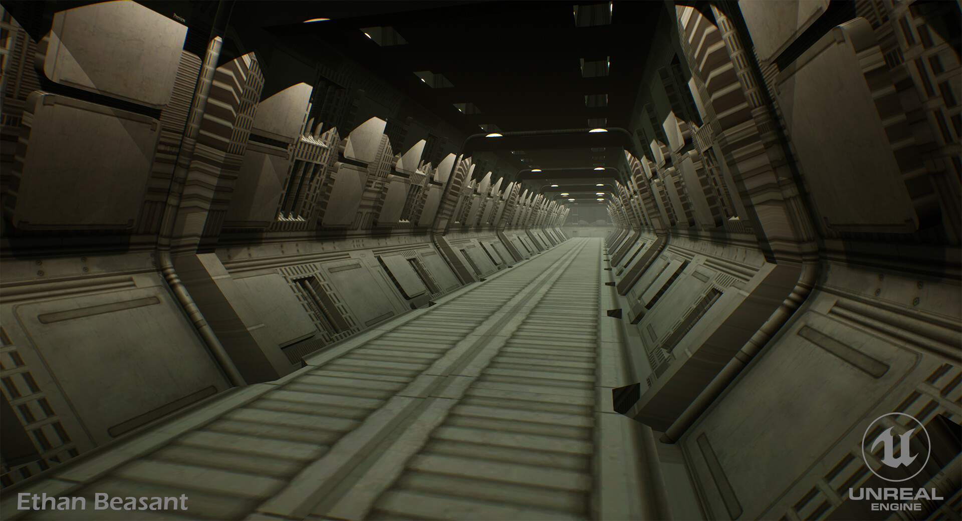 ArtStation - Sci Fi-corridor