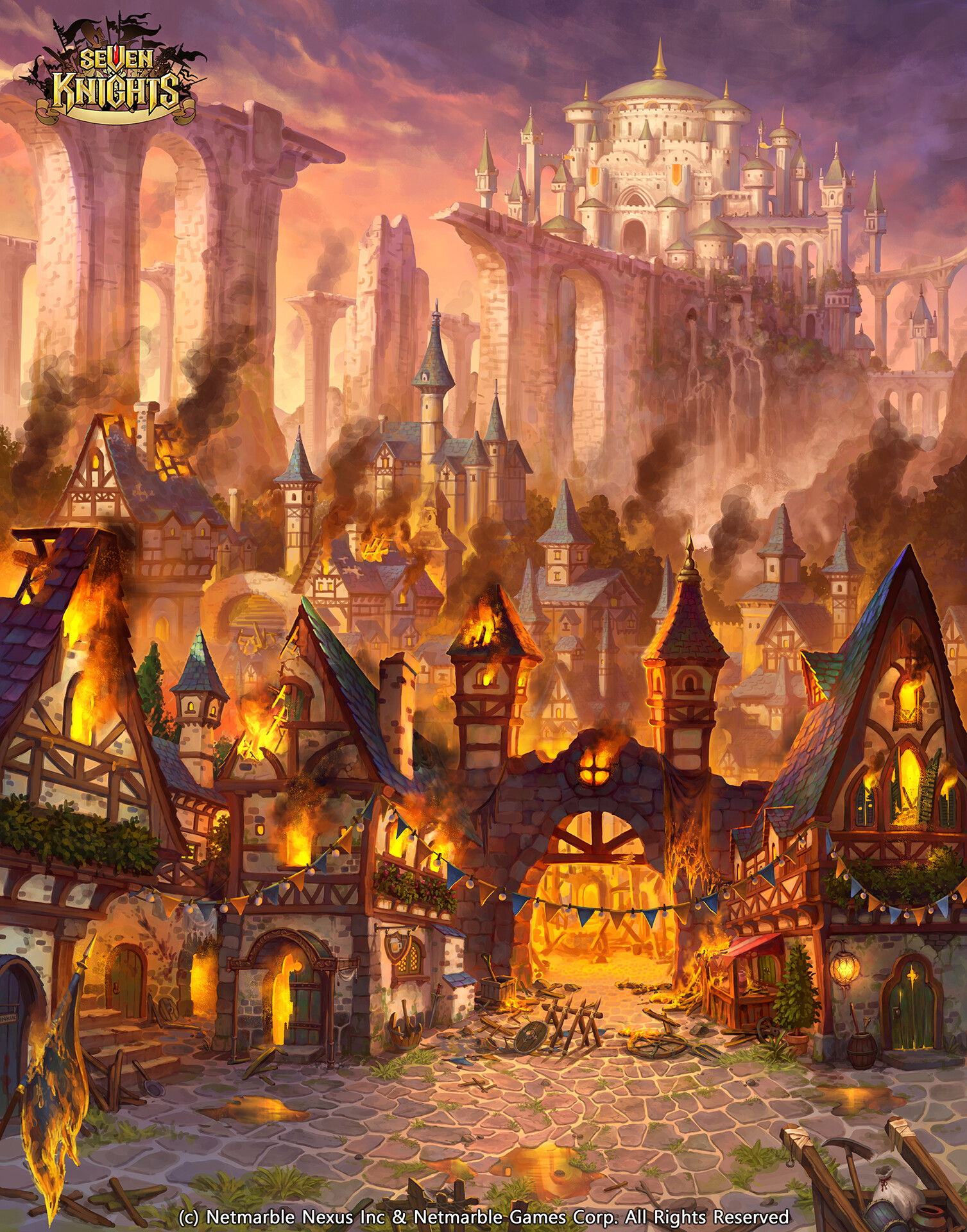 ArtStation - Seven Knights - Village