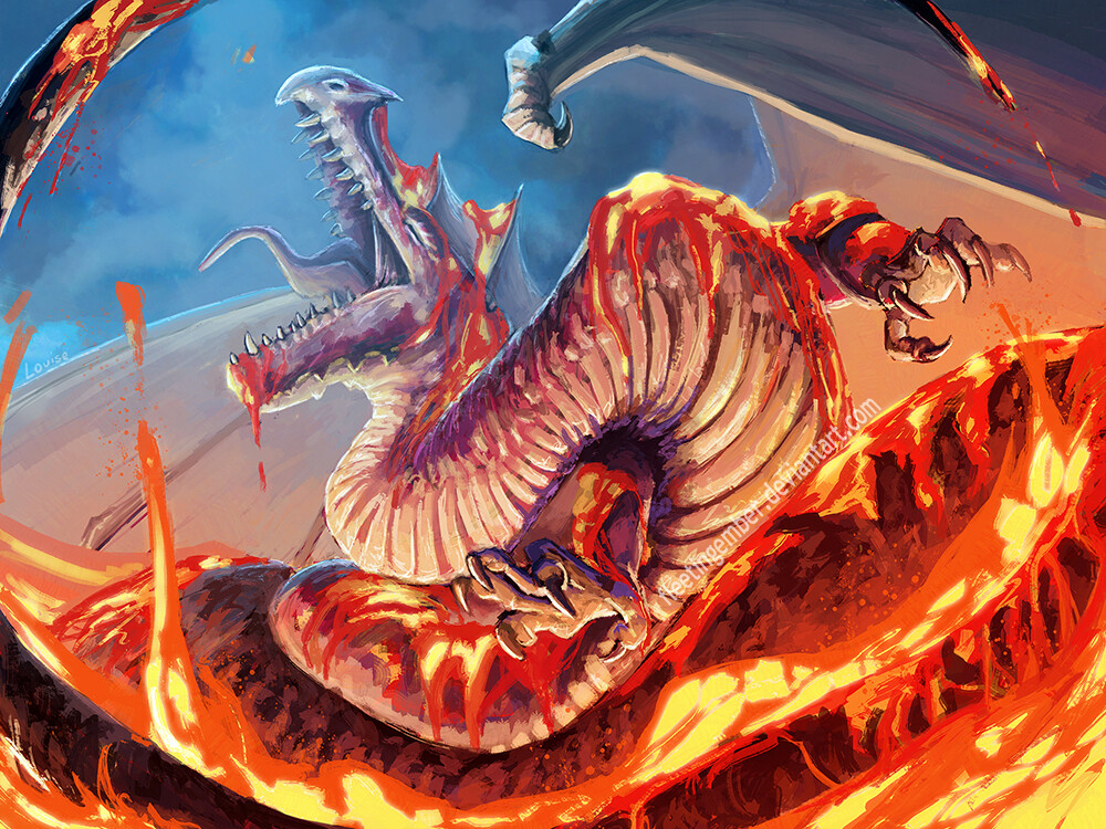 ArtStation - Lava Dragon