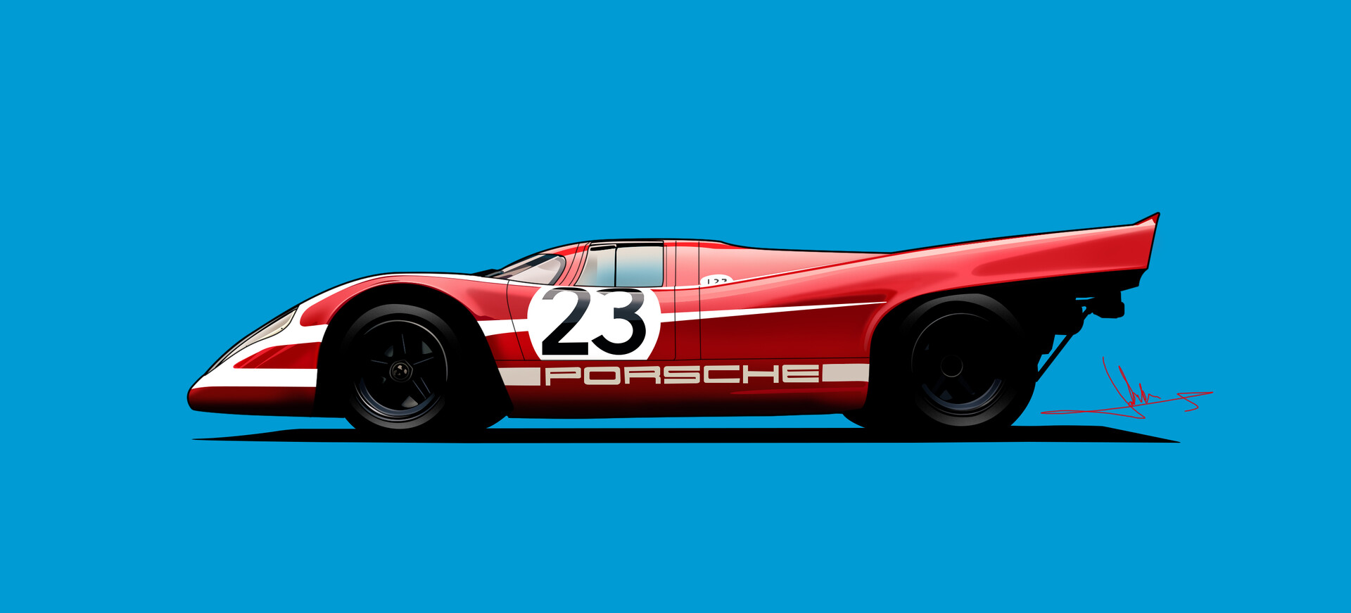 ArtStation - Porsche 917 number 23