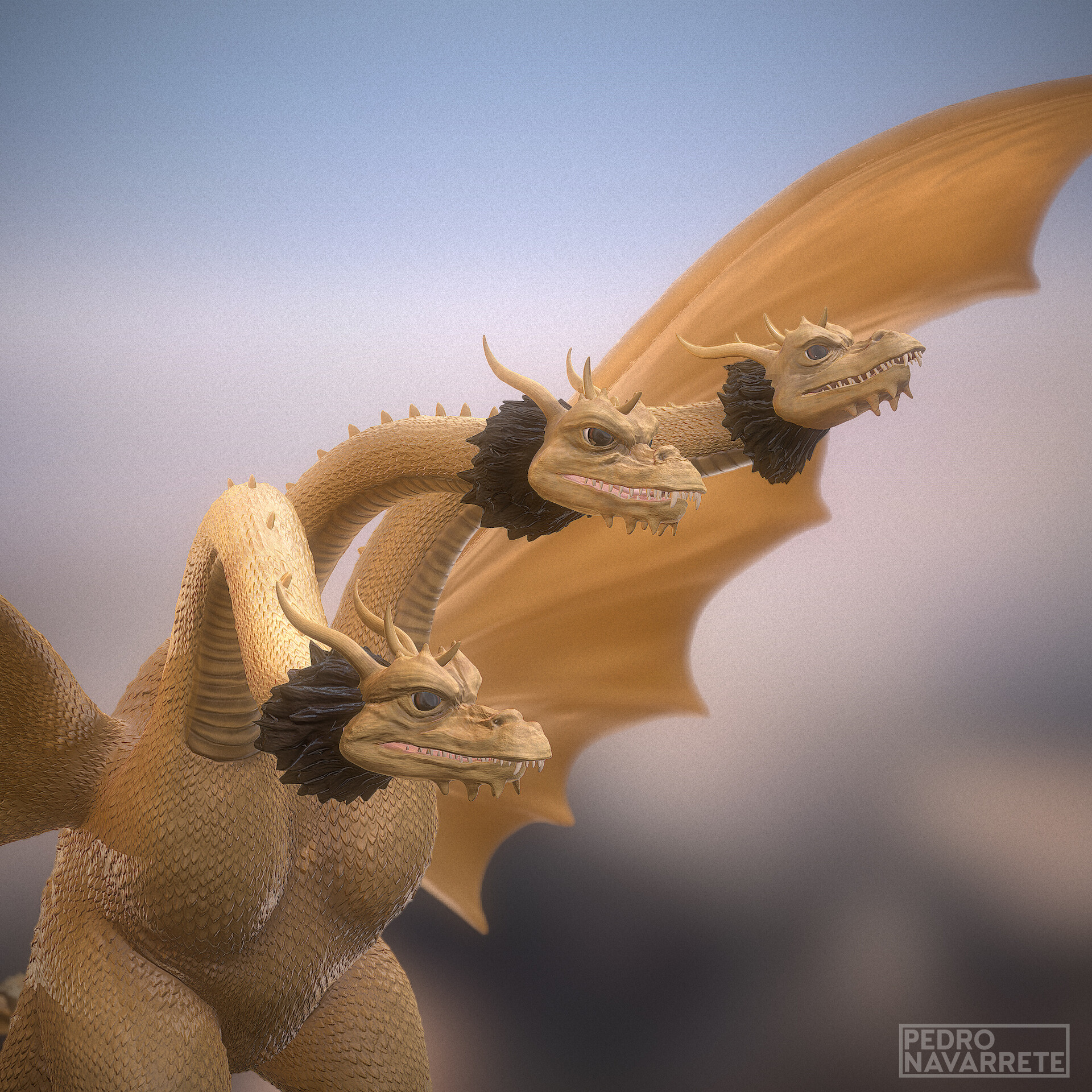 three headed monster