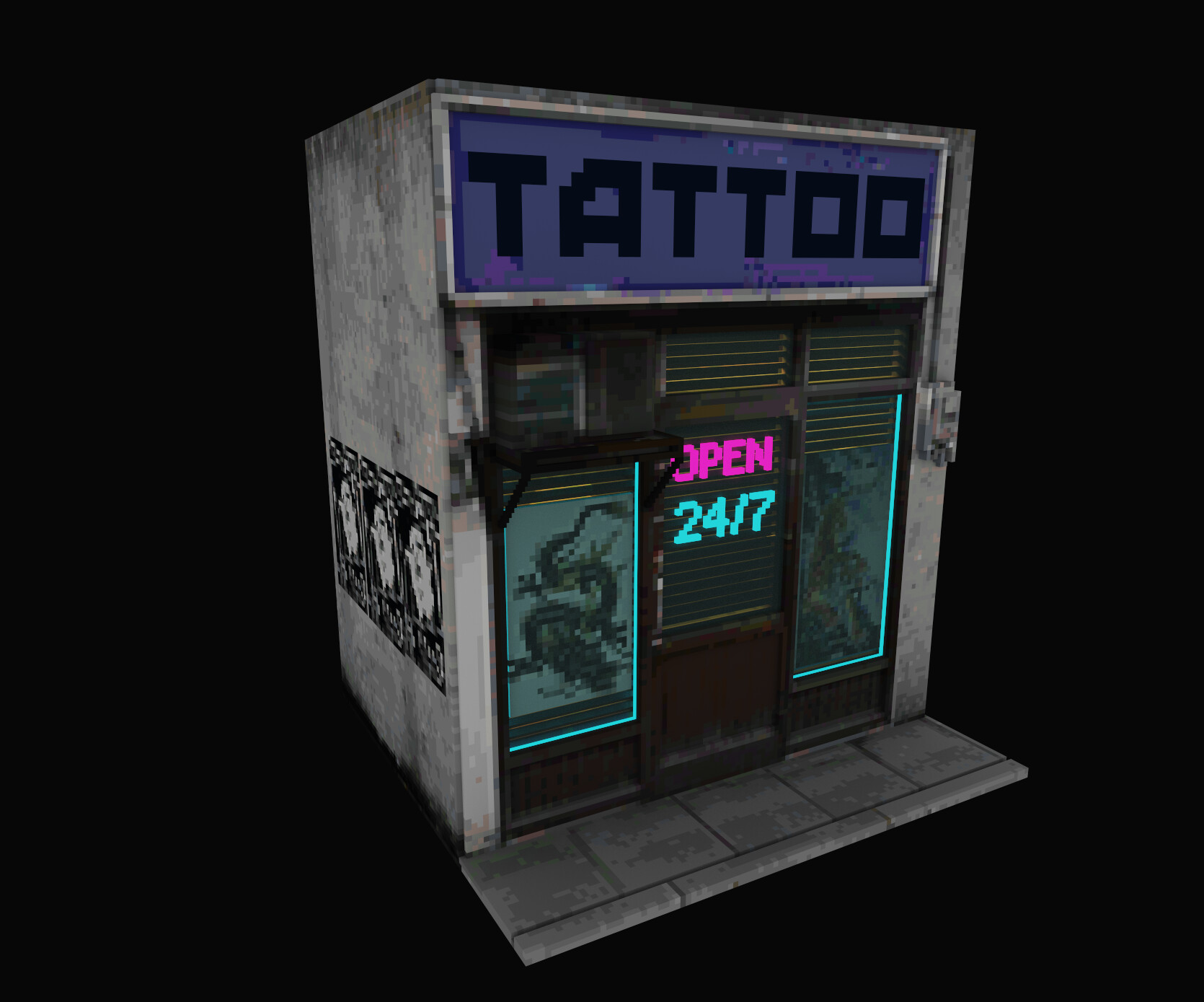 ArtStation - Tattoo Parlor