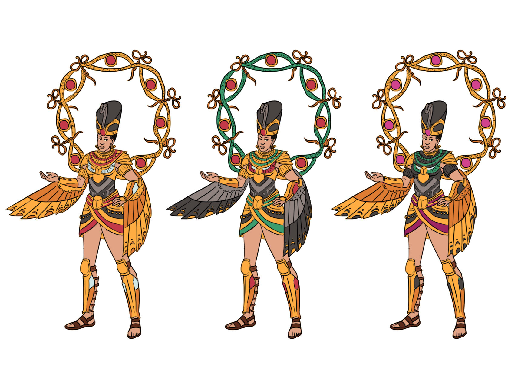 Etubi Onucheyo - Isis As the Nile Goddess (smite)