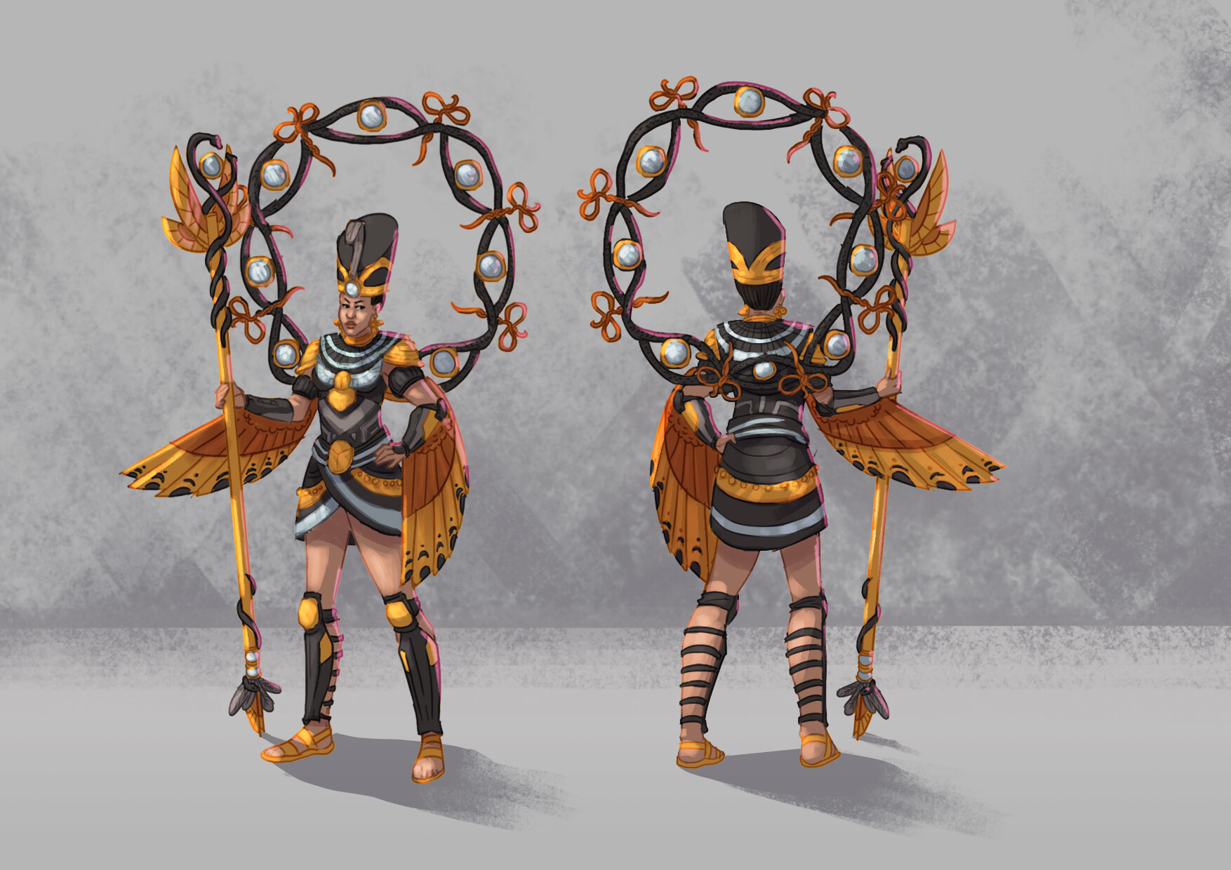 ArtStation - Isis As the Nile Goddess (smite)
